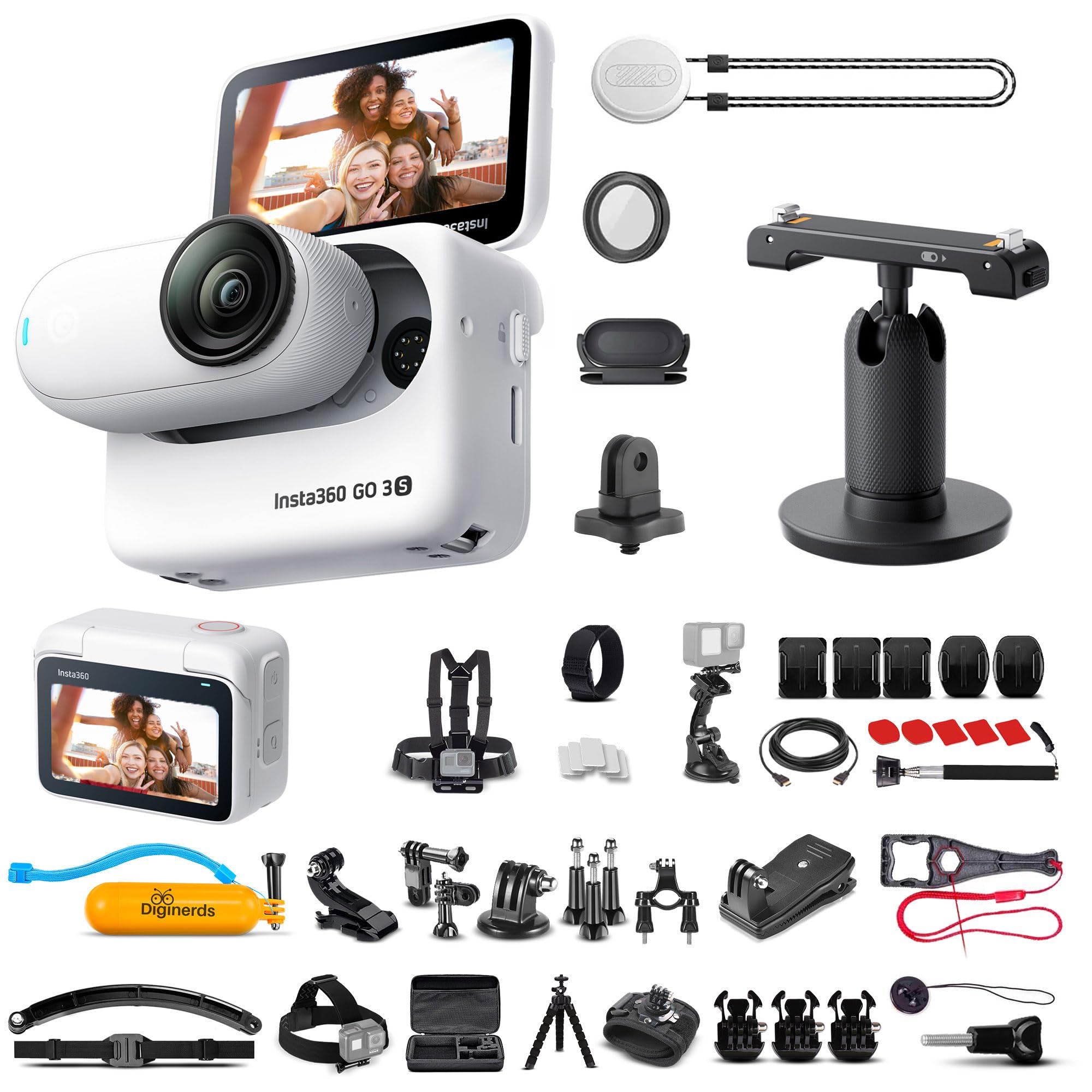 Amazon.com : Insta360 GO 3S (White) 128GB Tiny Mighty 4K Action ...