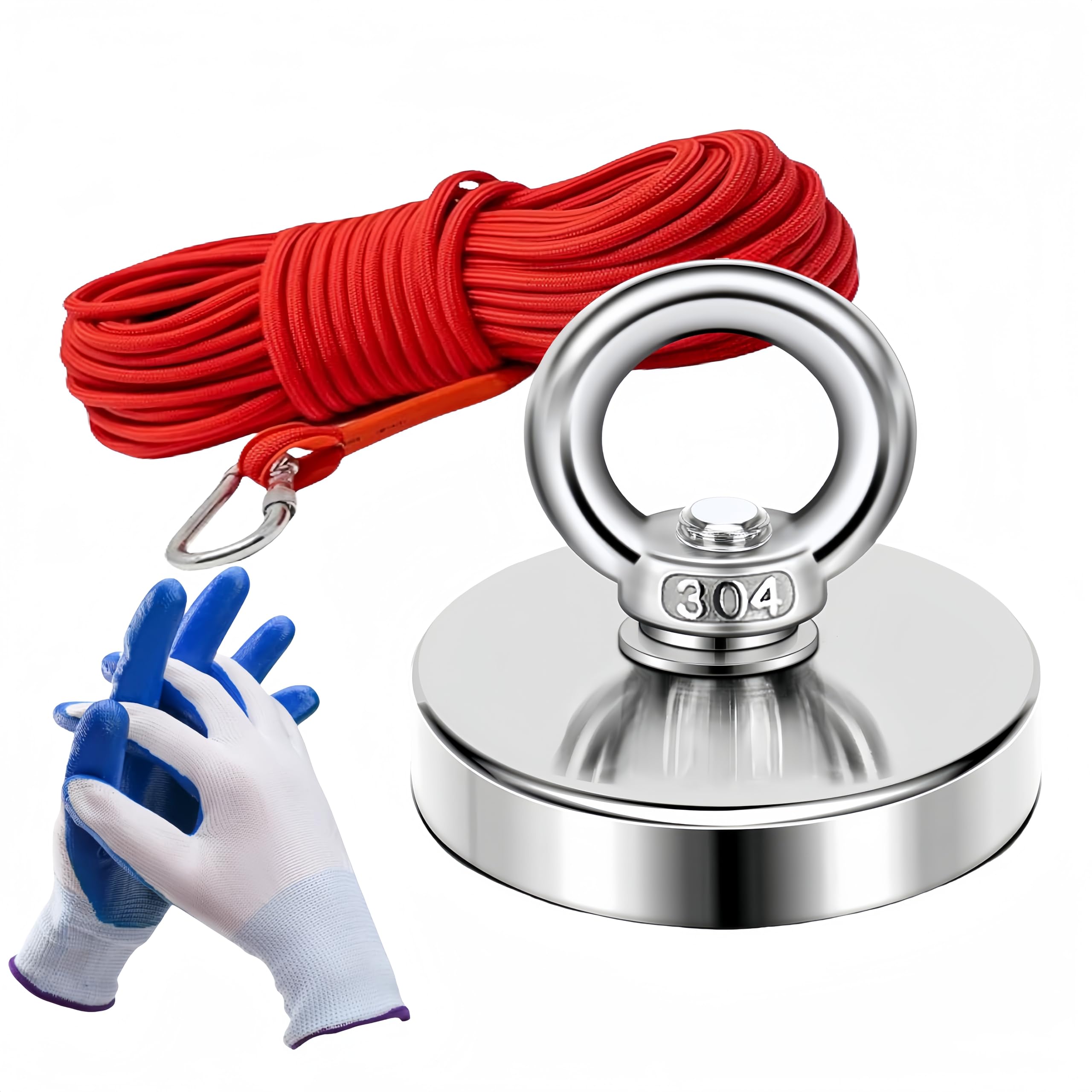 Magnet Fishing Kit, 265 lbs Powerful with Handle Fishing Magnet ...