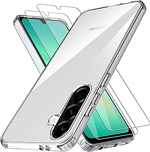 Amazon.com: Anoowkoa Designed for Samsung Galaxy A17 5G /A26 5G Case Clear Anti Yellowing Cover ...