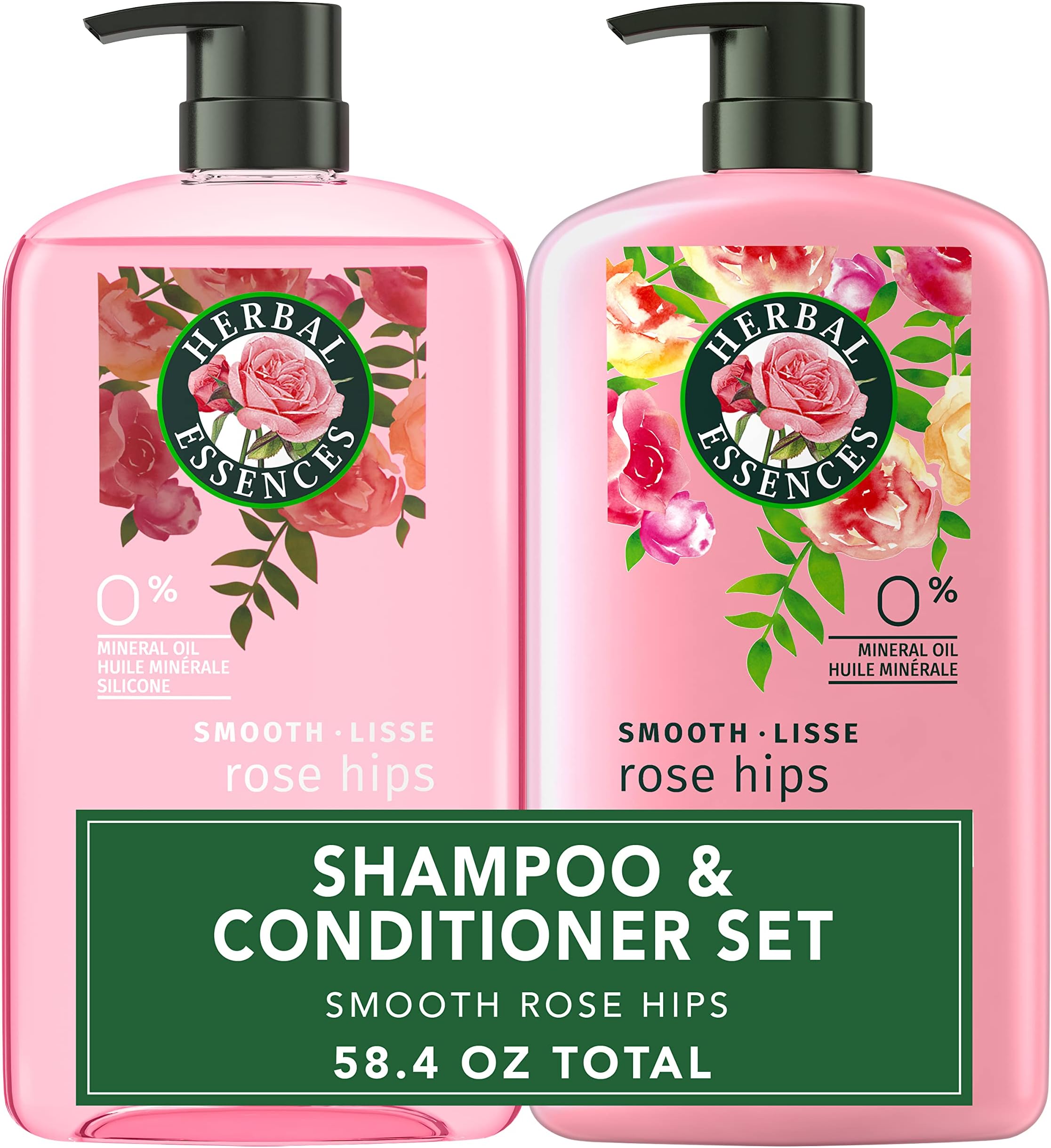 Amazon.com : Herbal Essences Shampoo and Conditioner Set, Smooth ...