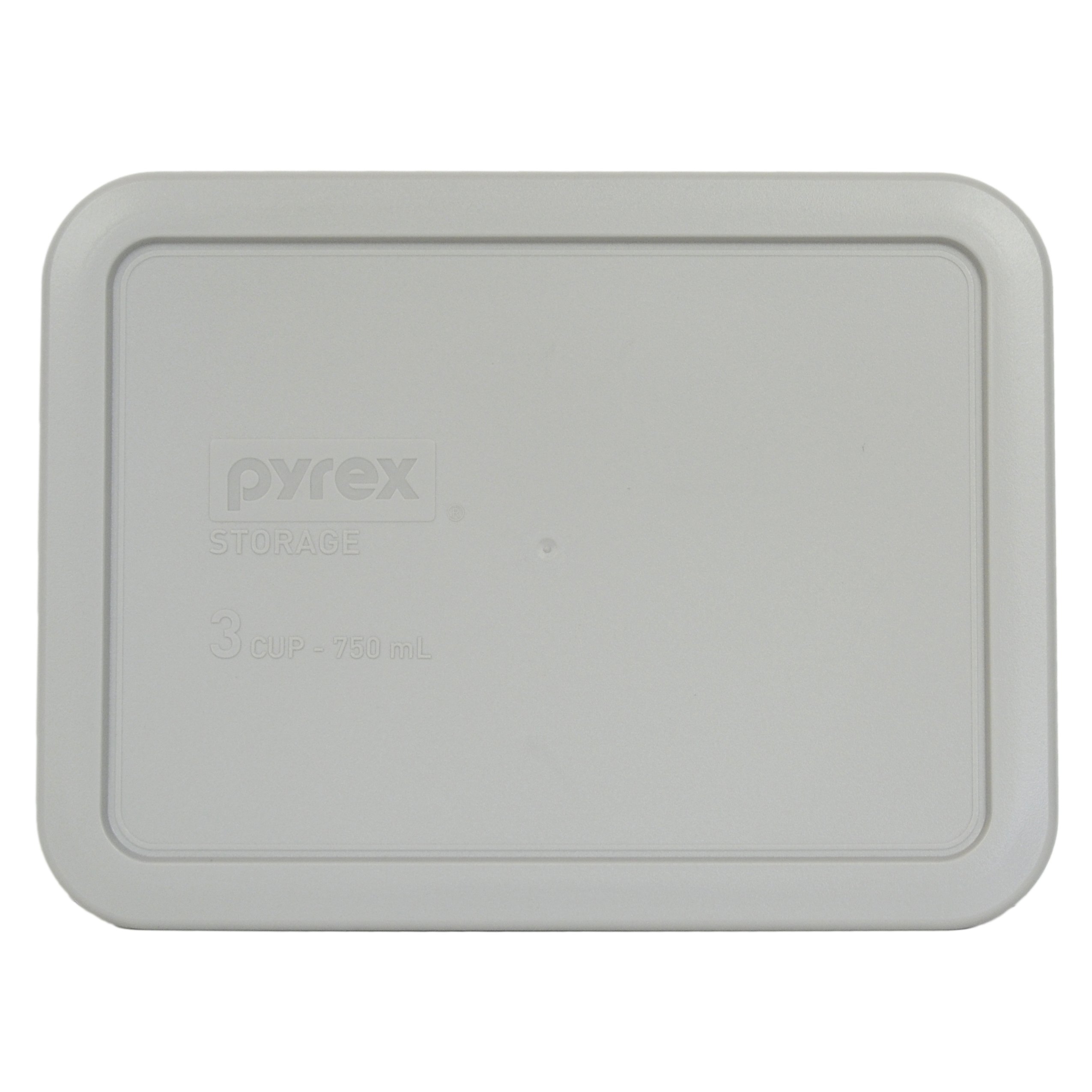 Amazon.com: Pyrex 7210-PC Grey Rectangle 3 Cup (750mL) Plastic Storage ...