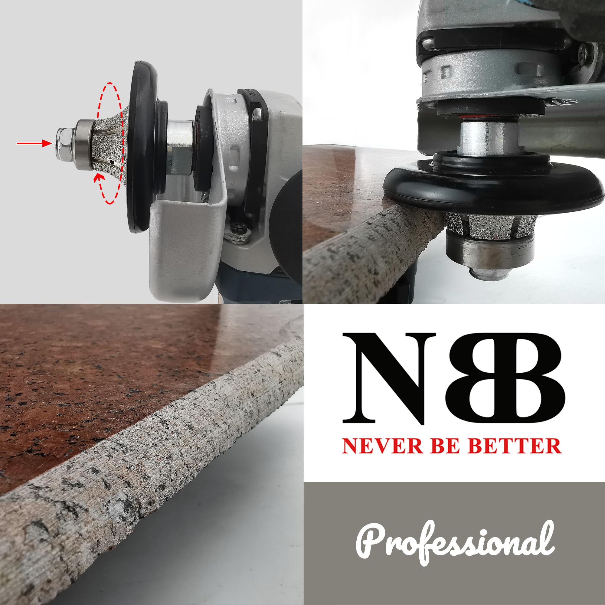 Tile Router Bullnose Blades Half Bullnose Profile Wheel HBPW
