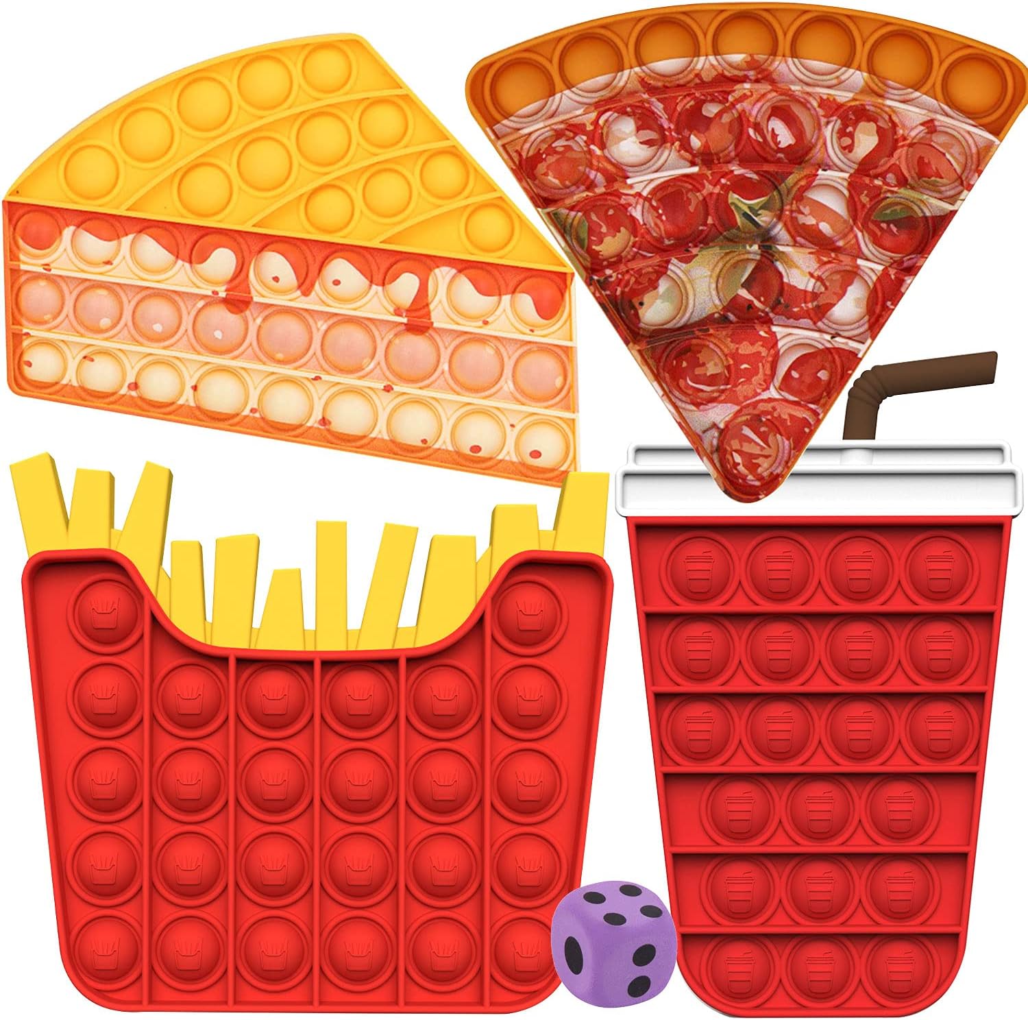 Amazon.com: Pop Its Toy Fidget Pack Toys Dimple Poppers Packs for Girls ...