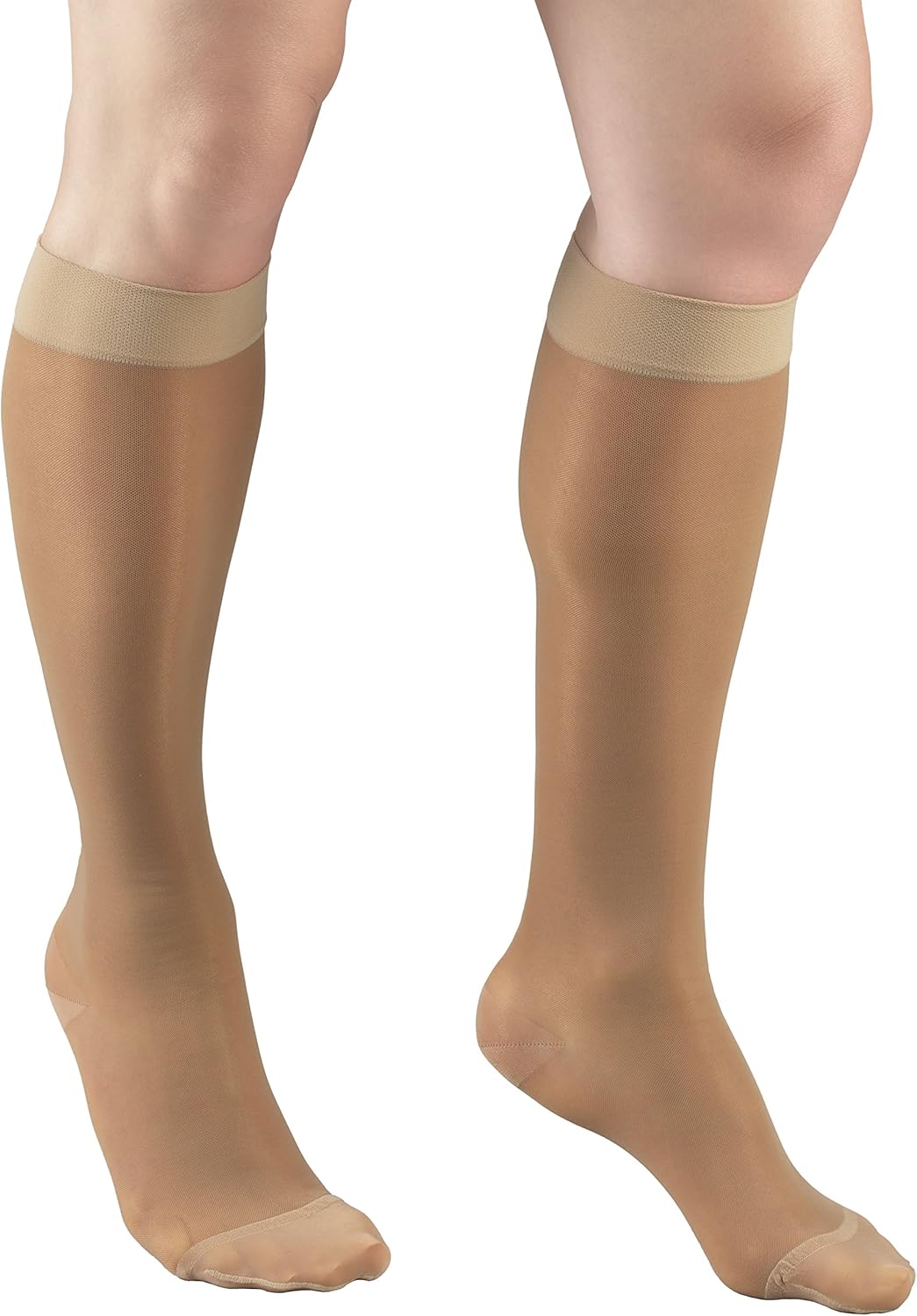 Amazon.com: Truform Sheer Compression Stockings, 15-20 mmHg, Women's ...