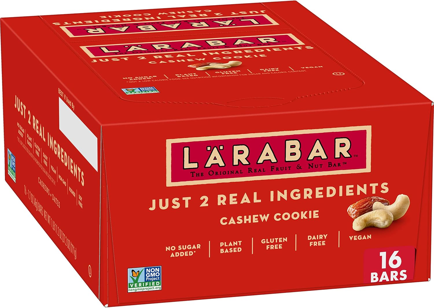 Larabar Cashew Cookie, Box of 16 : Amazon.co.uk: Grocery