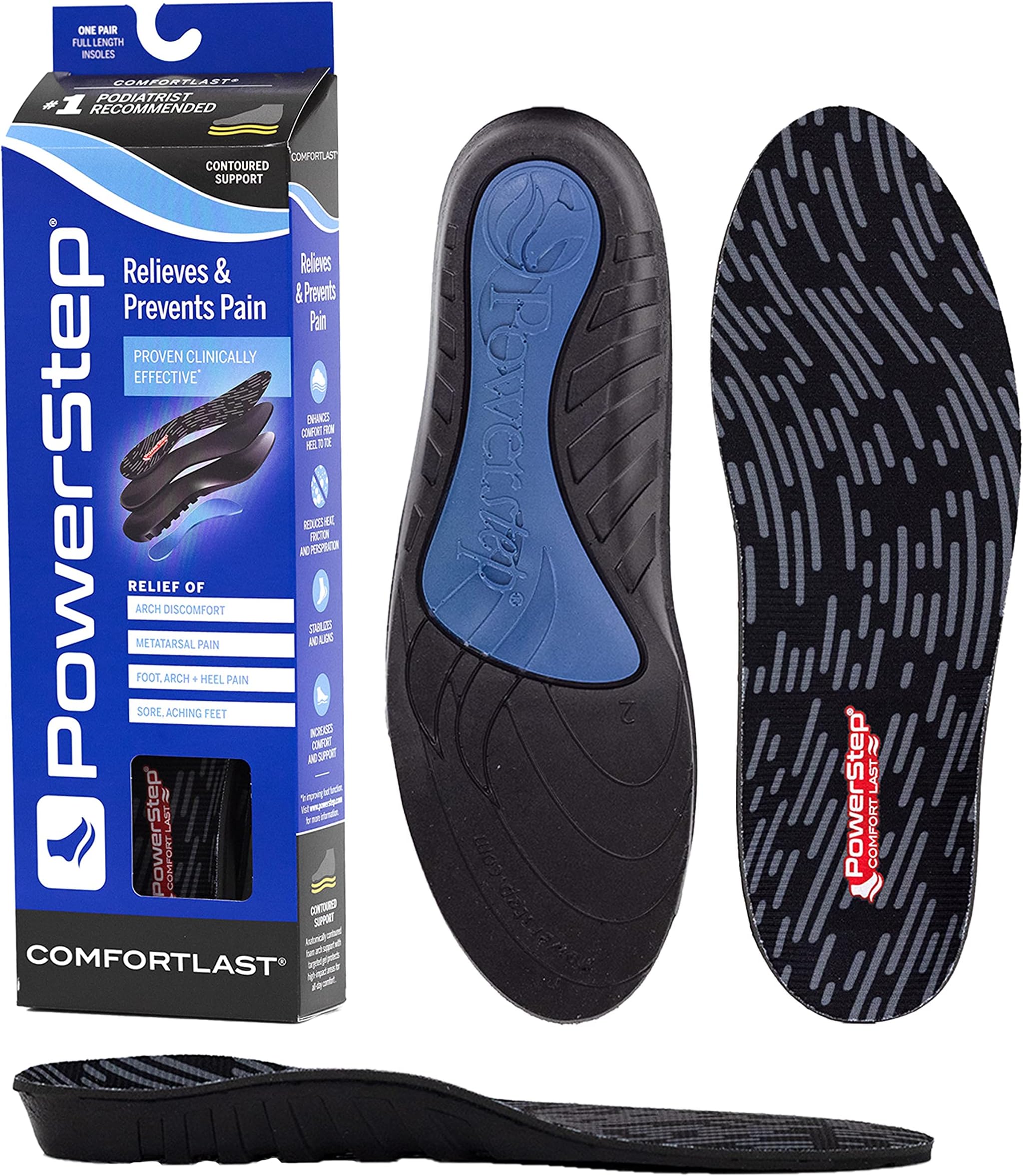 Amazon.com: Powerstep ProTech Full Length Orthotic Insoles - Medical ...