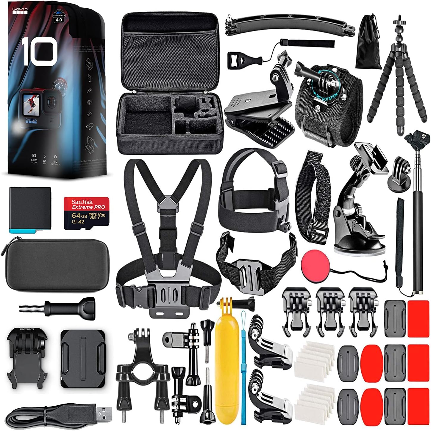 Amazon.com : GoPro Hero (Go Pro Hero) Black Compact - Waterproof Action ...