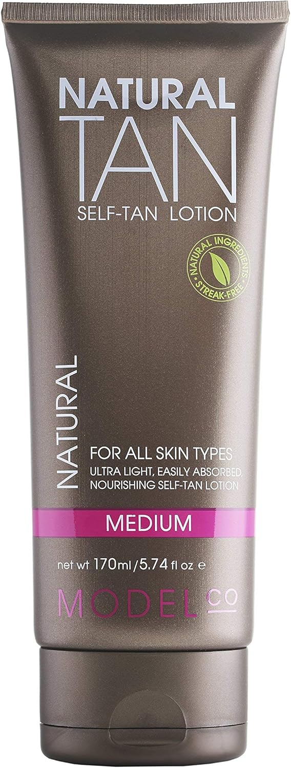 MODELCO Natural Tan Self-Tan Lotion - Medium for Women 5.74 oz Lotion ...
