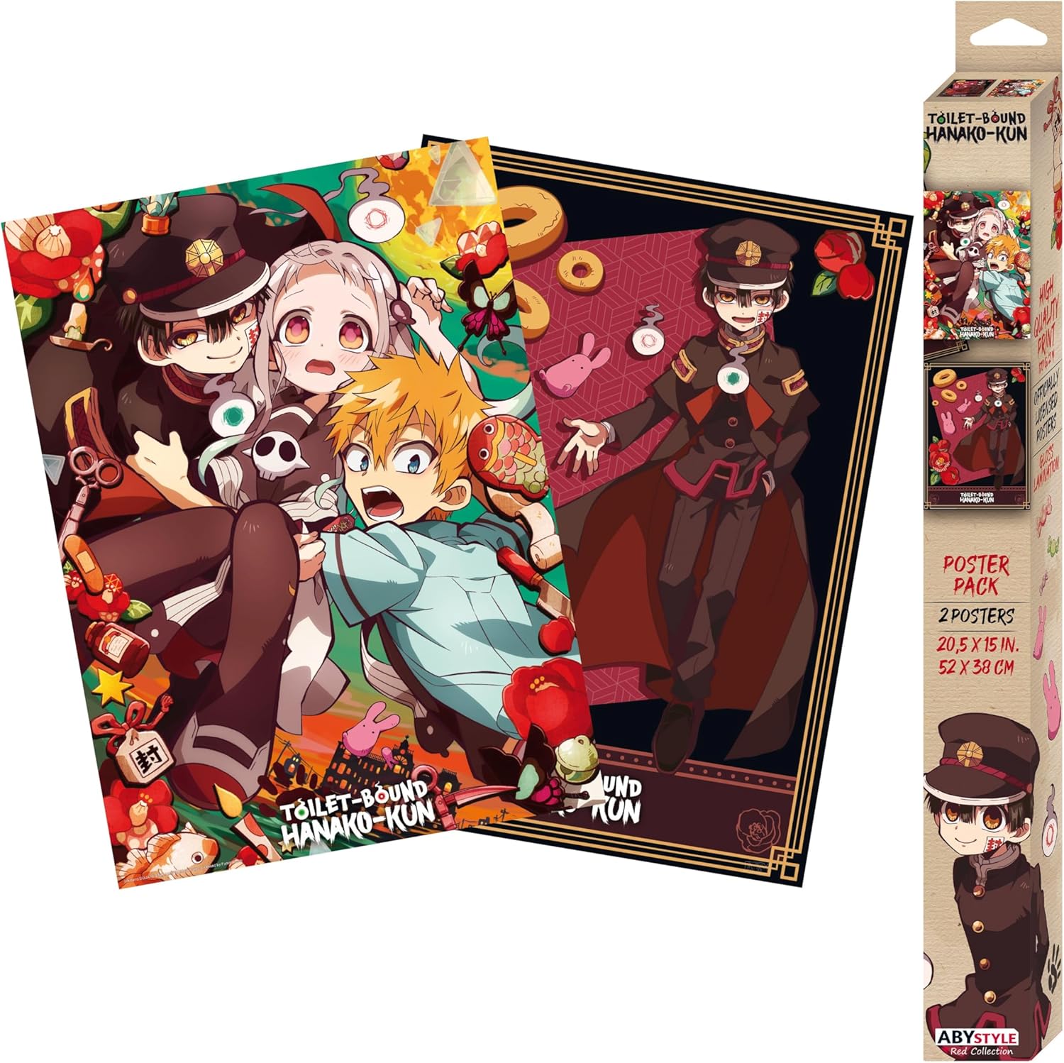 GB Eye HANAKO-KUN - Juego de 2 pósters Chibi Series 1 (52 x 38 cm ...