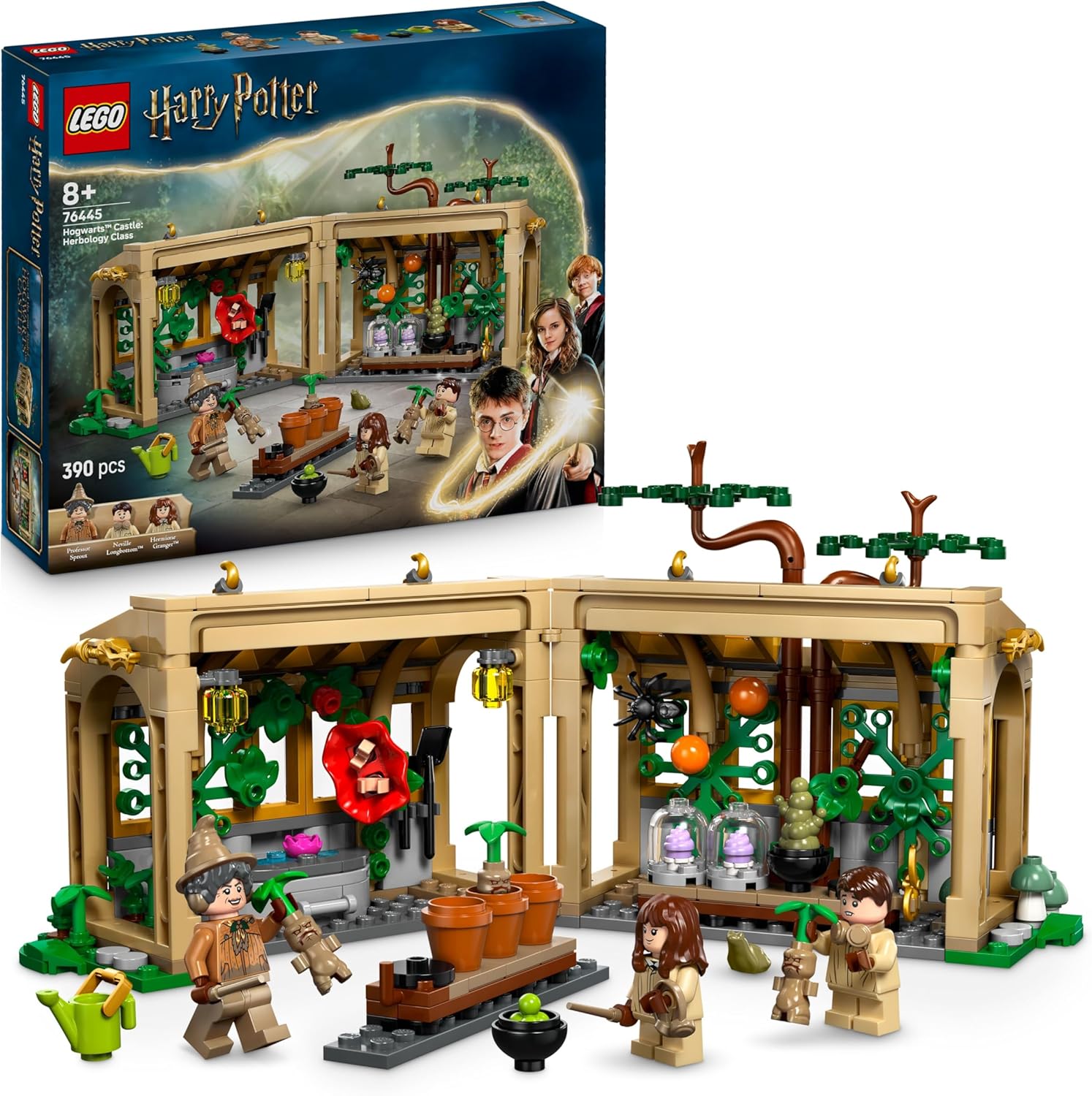 LEGO Harry Potter Hogwarts Castle: Herbology Class Set with Neville ...
