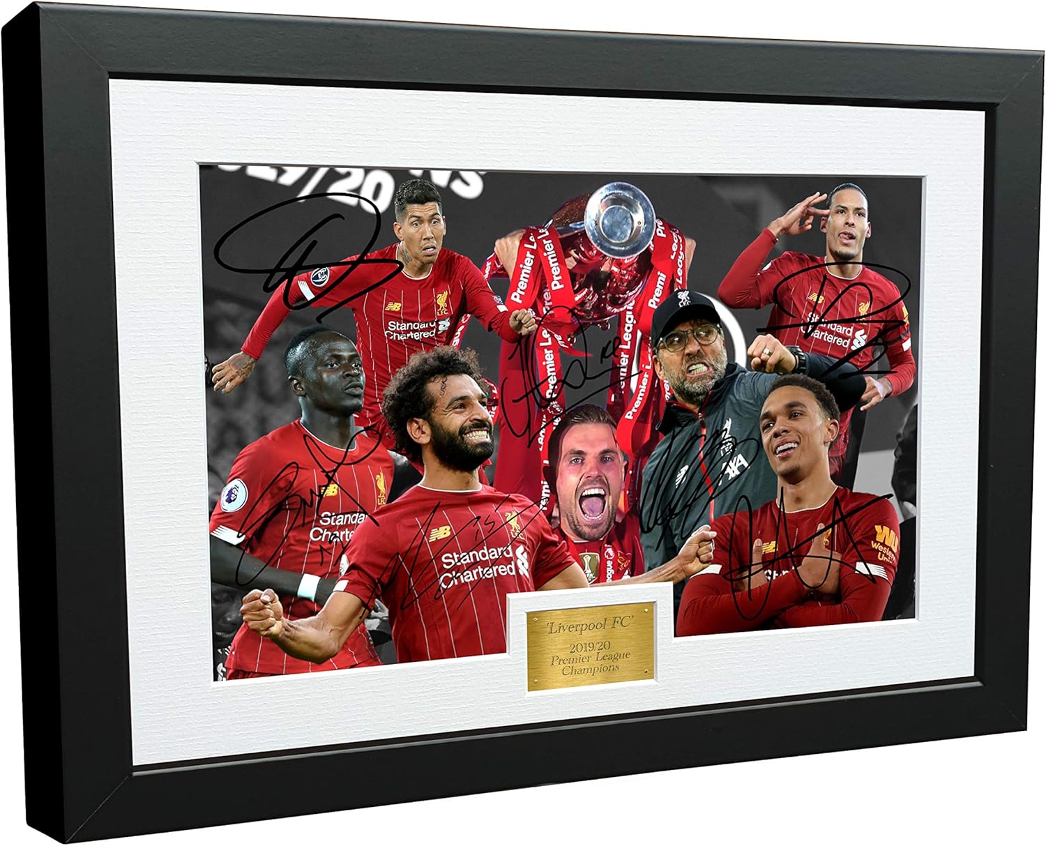 2019 2020 Liverpool Premier League Champions 12x8 A4 Signed Henderson ...