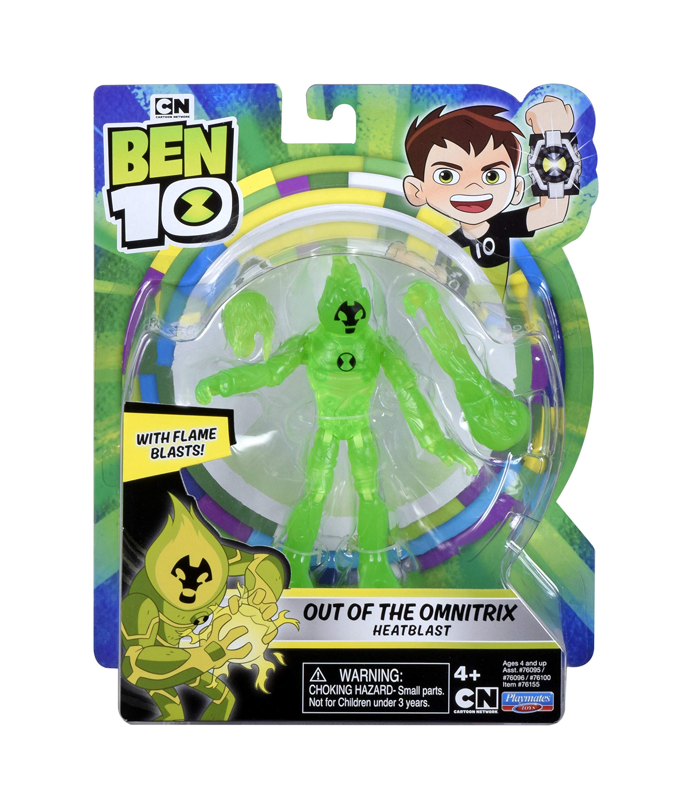 Buy Ben 10 Deluxe Figure Out of the Omnitrix Heatblast Online at ...