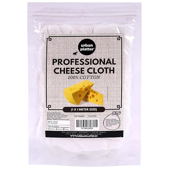 Buy Urban Platter Premium Professional Cheese Making Cloth, 1 Pc [1 Mtr ...