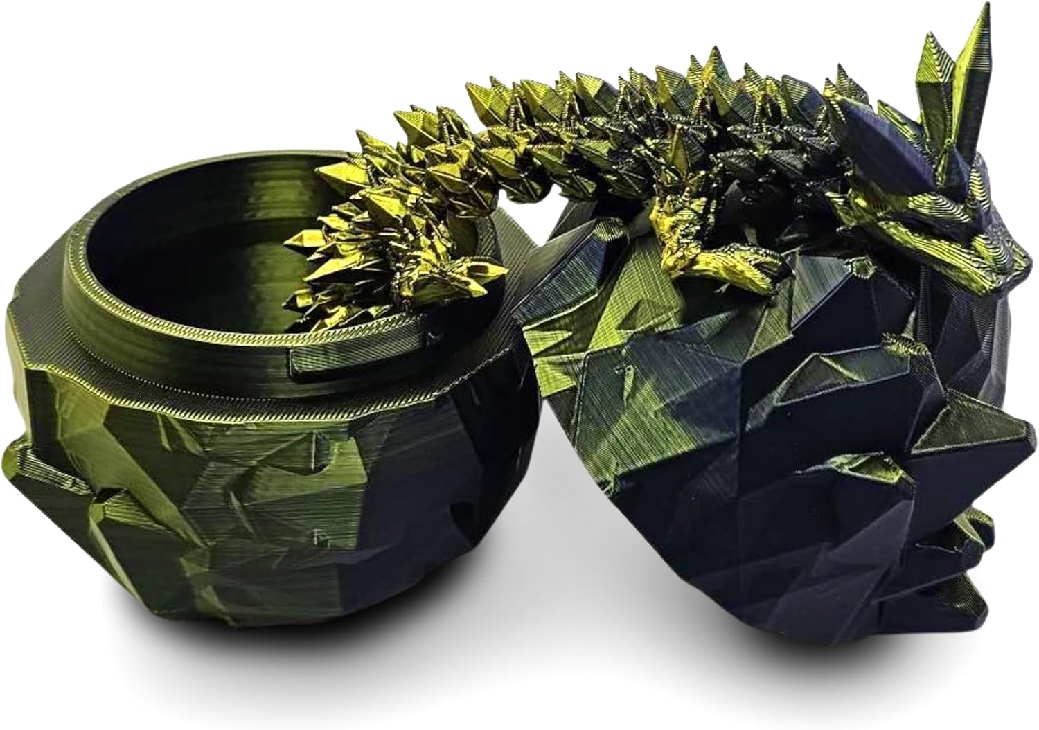 Amazon.com: 3D Printed Dragon Fidget Toy with Egg, 13" - 3D Dragon Eggs ...