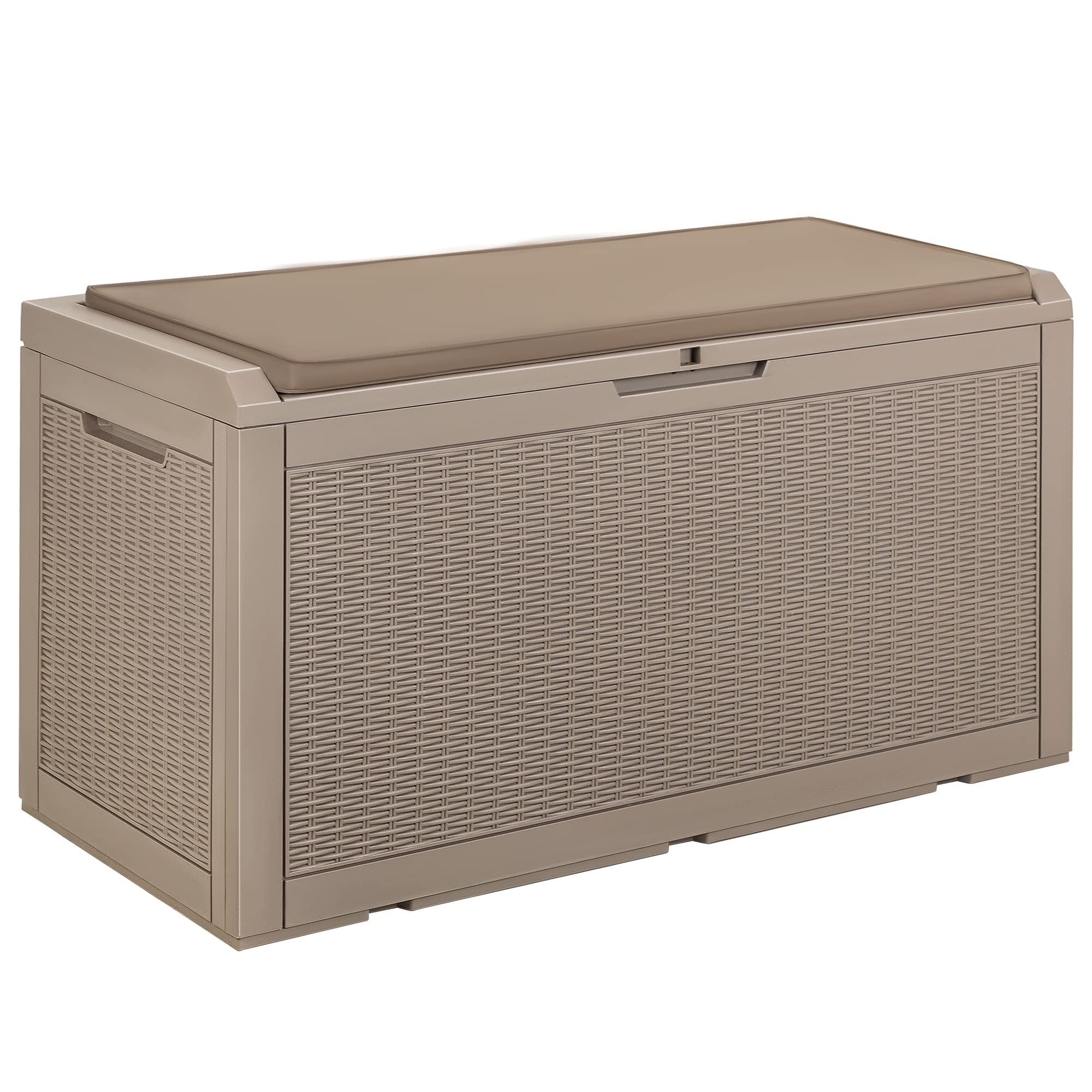 Amazon.com: Devoko 100 Gallon Waterproof Large Resin Deck Box Outdoor ...