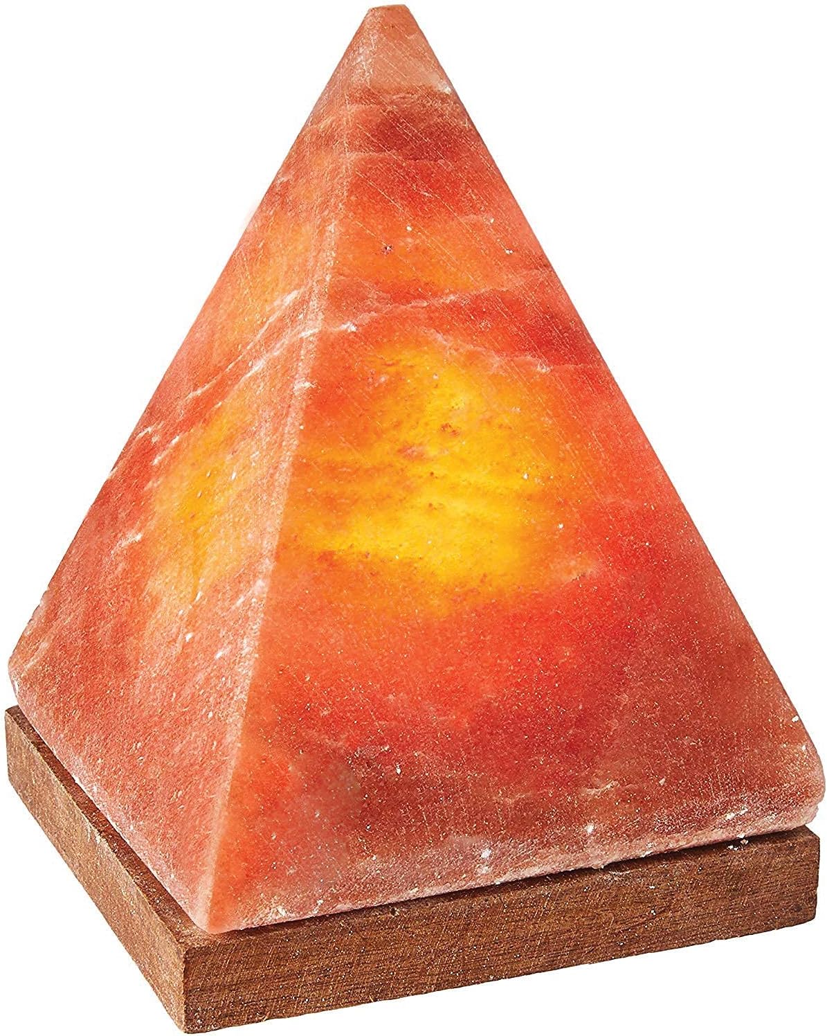 Amazon.com: Himalayan Salt Lamp Pyramid, Individually Hand Crafted ...