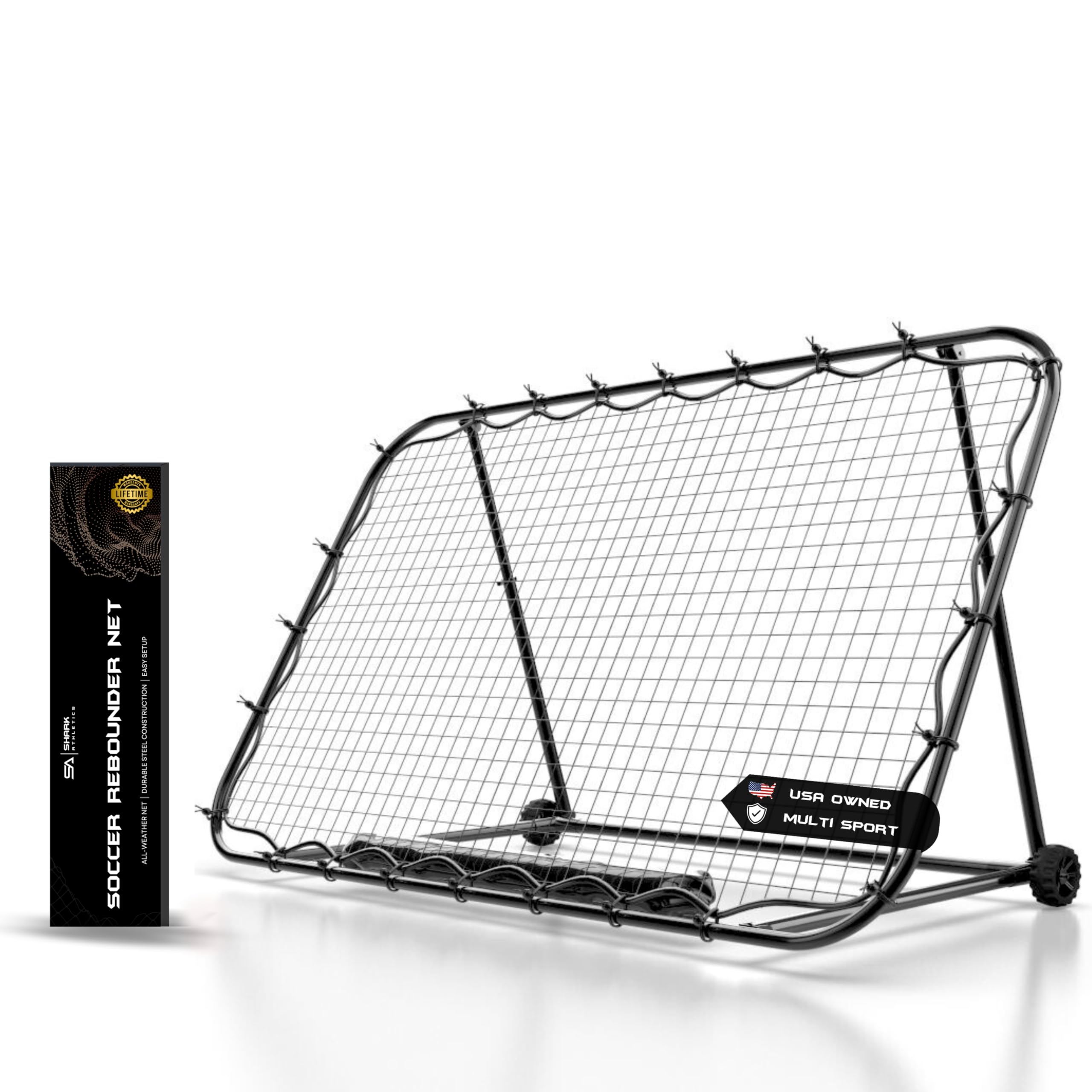 Amazon.com : Soccer Rebounder Net | 6ft x 3.5ft Large Soccer Wall ...