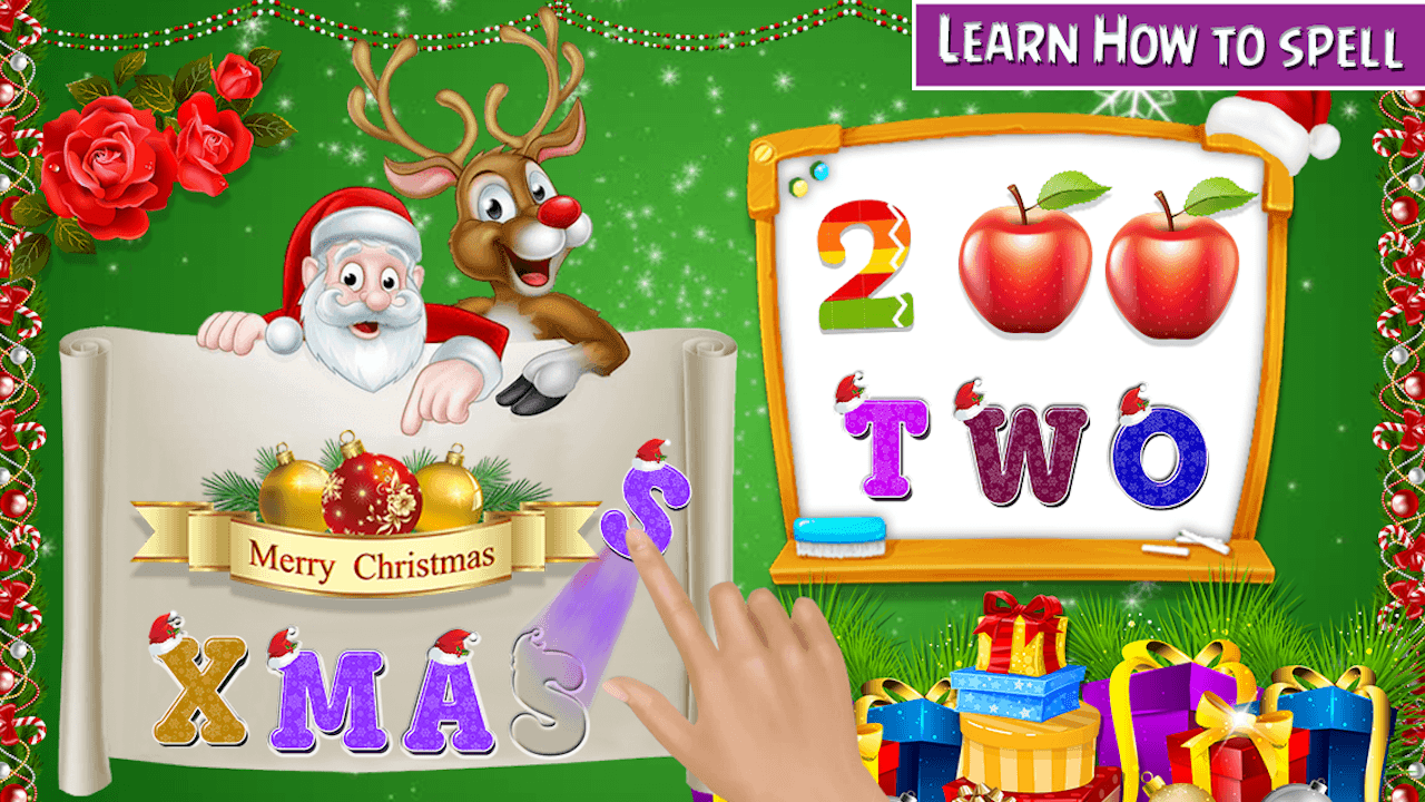 Learn Spelling With Santa - Kids Educational Game - App on Amazon Appstore