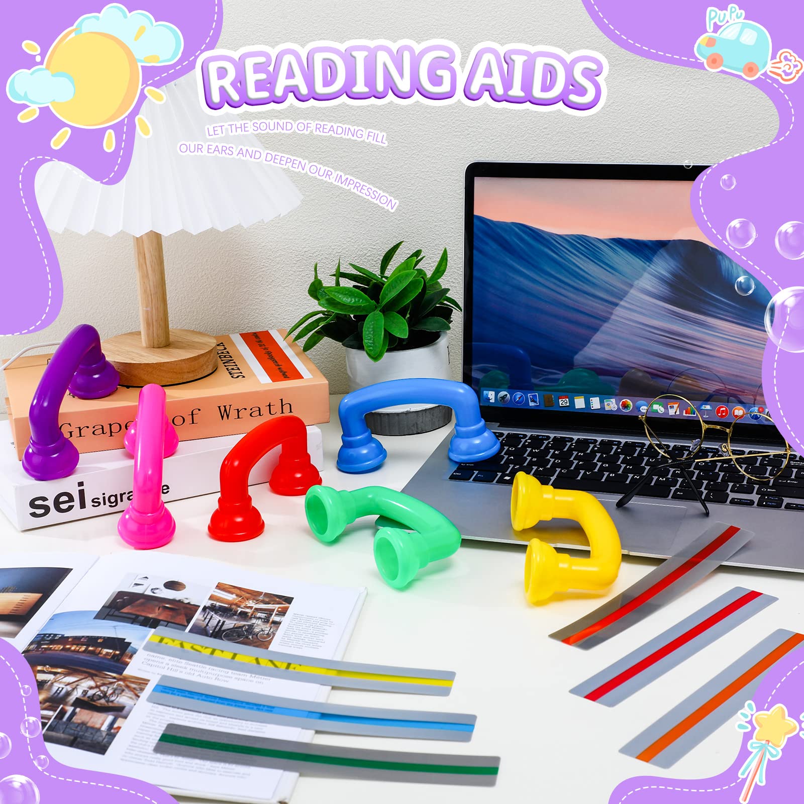 Snapklik.com : Jutom Whisper Reading Phones Colorful Reading Guided ...