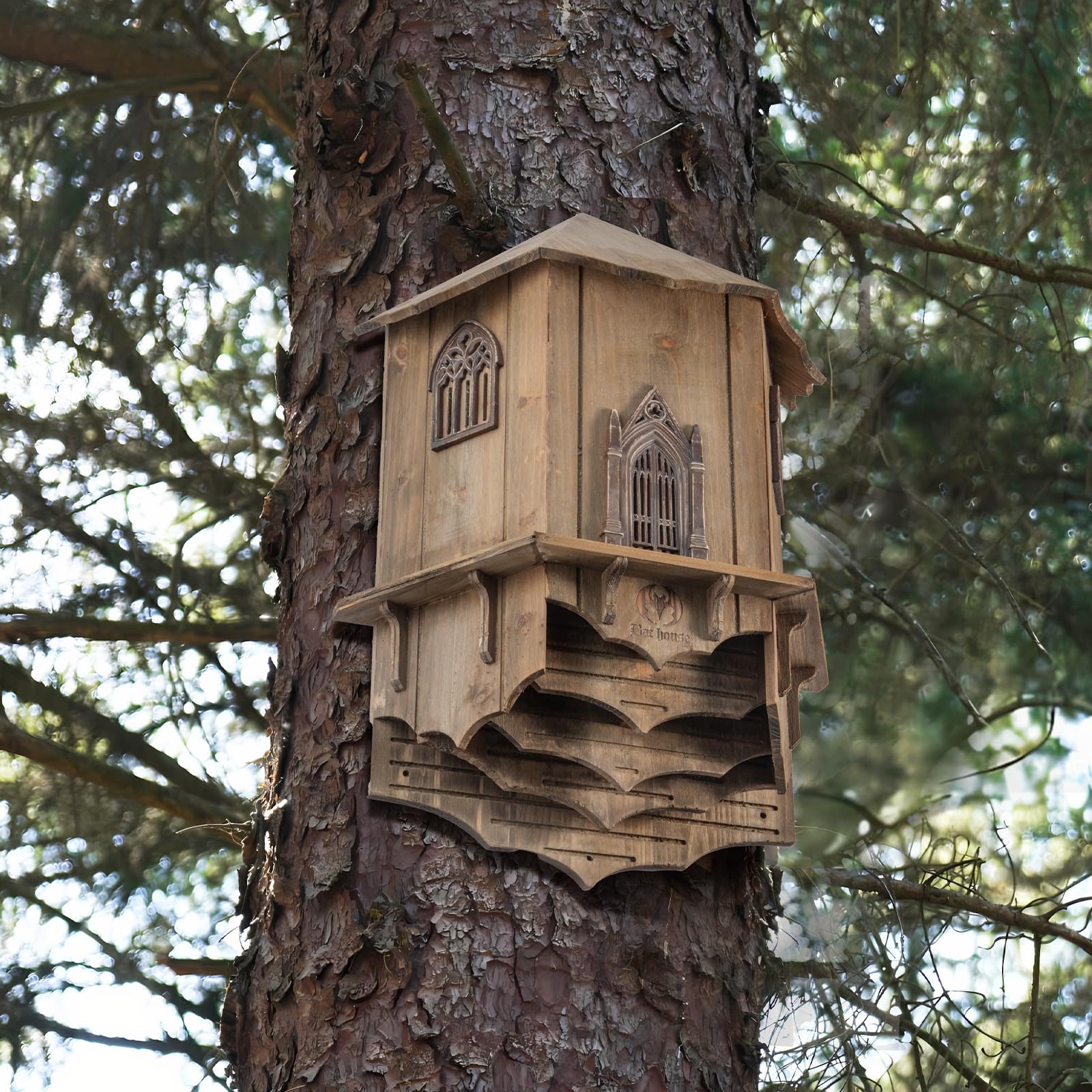 Rustic Bat House Designs Bat House W/Canadian Flag – P&S Country
