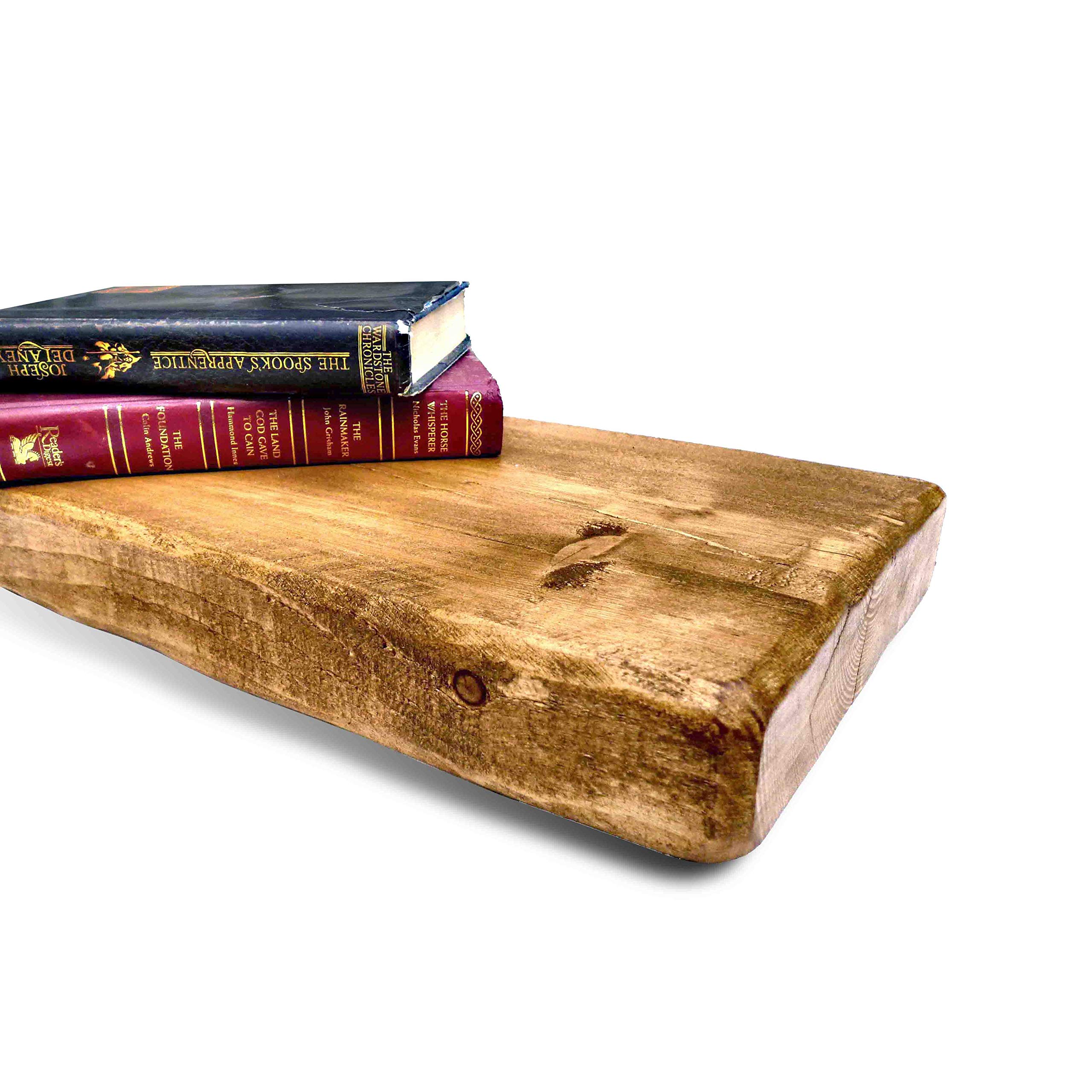 Ben Simpson Furniture Handmade Chunky Wooden Floating Shelf | 22 x 140 ...