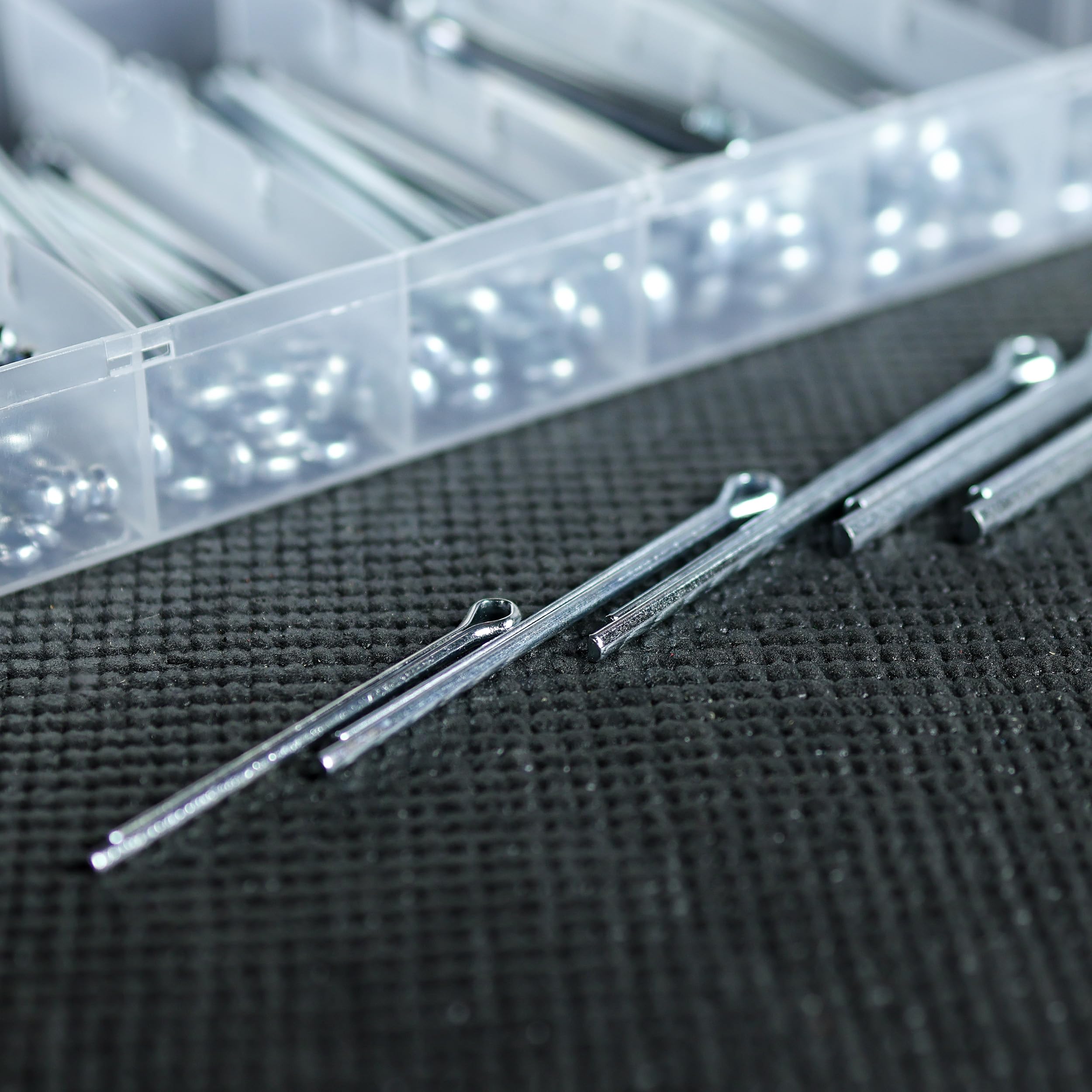 Snapklik.com : Large Cotter Pin Key 144 Pc Assortment Set 1/8 X 2 To 1/ ...