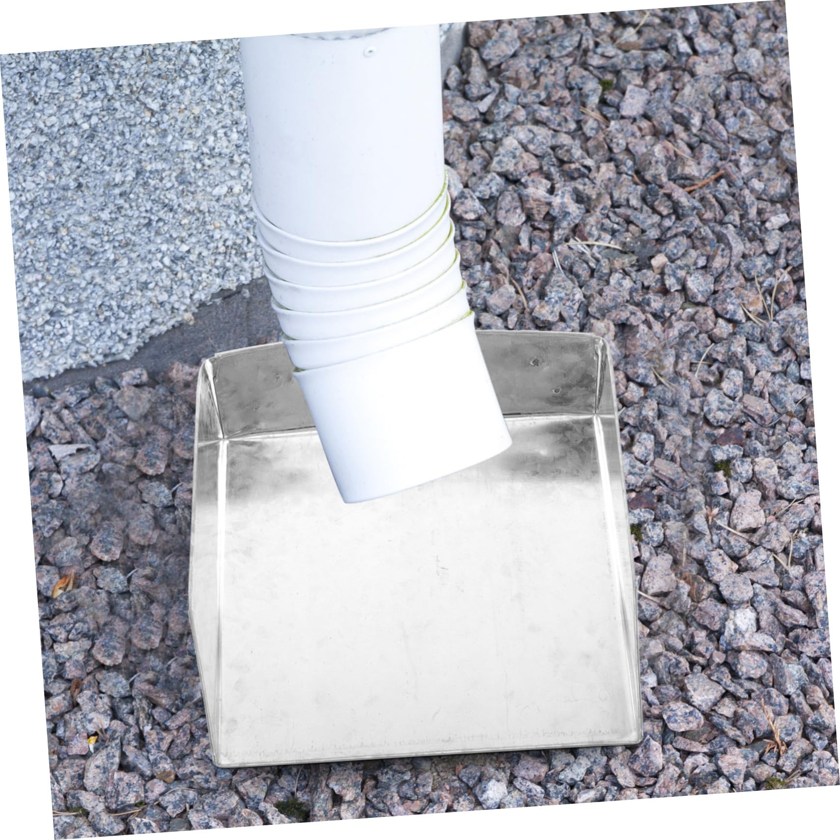 Concrete Gutter Downspout Connecting A Gutter Downspout To Foundation