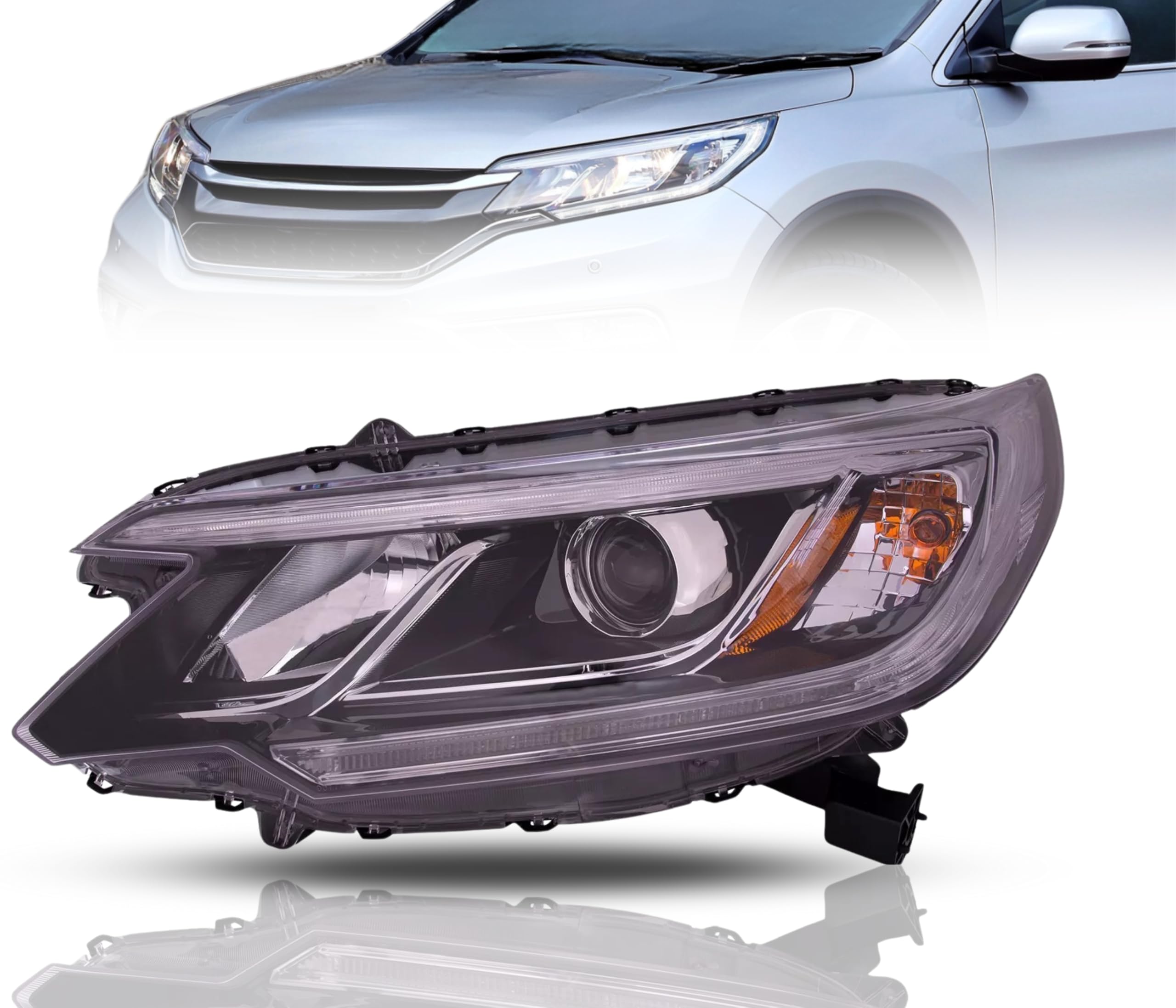 Amazon.com: Headlight Replacement for Honda 2015 2016 CR-V Touring CAPA ...