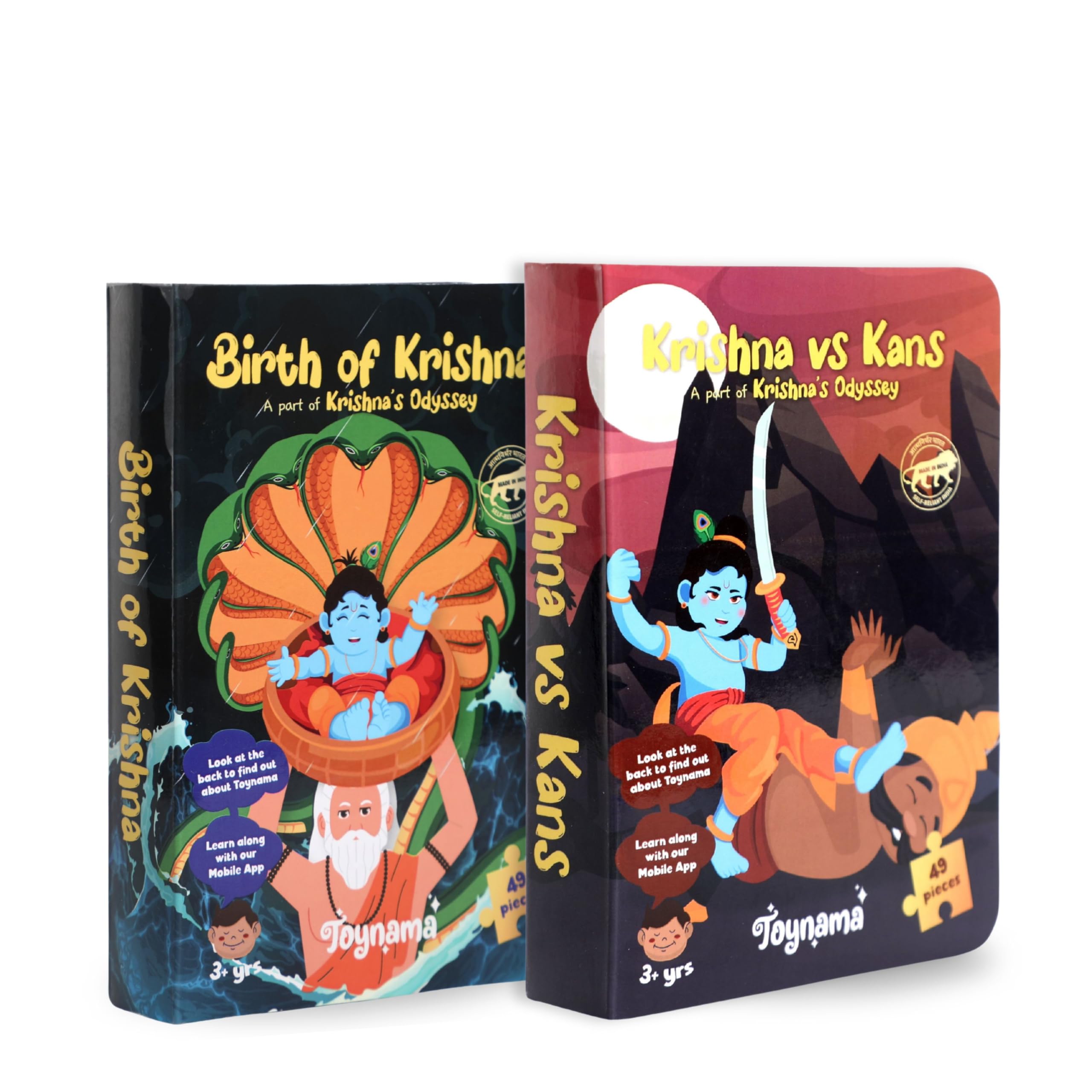 Buy Toynama Educational Toys for Kids - Birth of Krishna and Krishna v ...