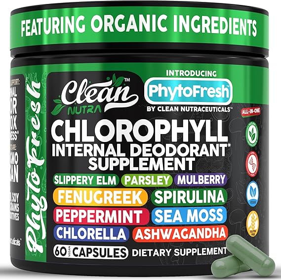 Amazon.com: Clean Nutra Chlorophyll Capsules Supplement Internal ...