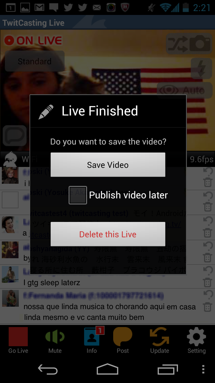 TwitCasting Live - (Broadcast Video and Radio for Free) - App on Amazon Appstore