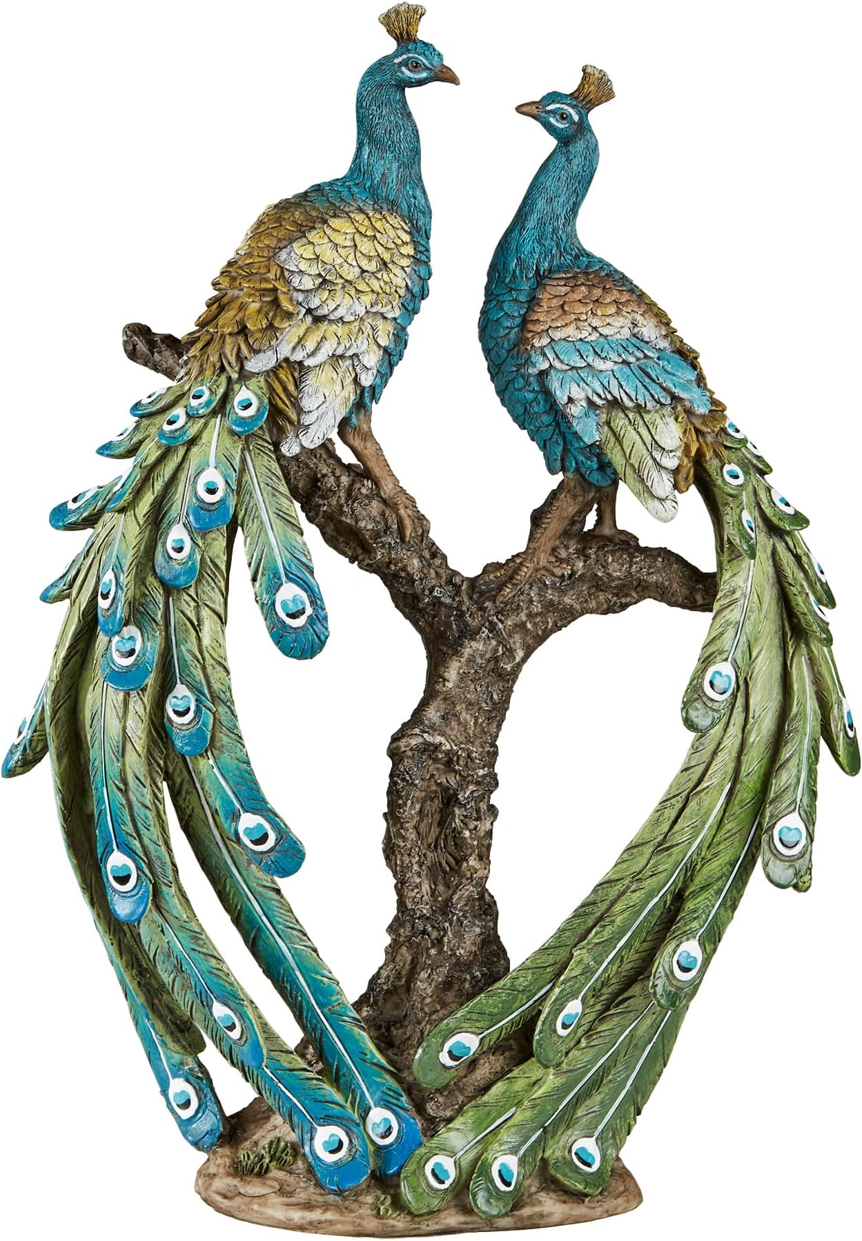 Amazon.com: Touch of Class Ardent Peacock Realistic Table Sculpture ...
