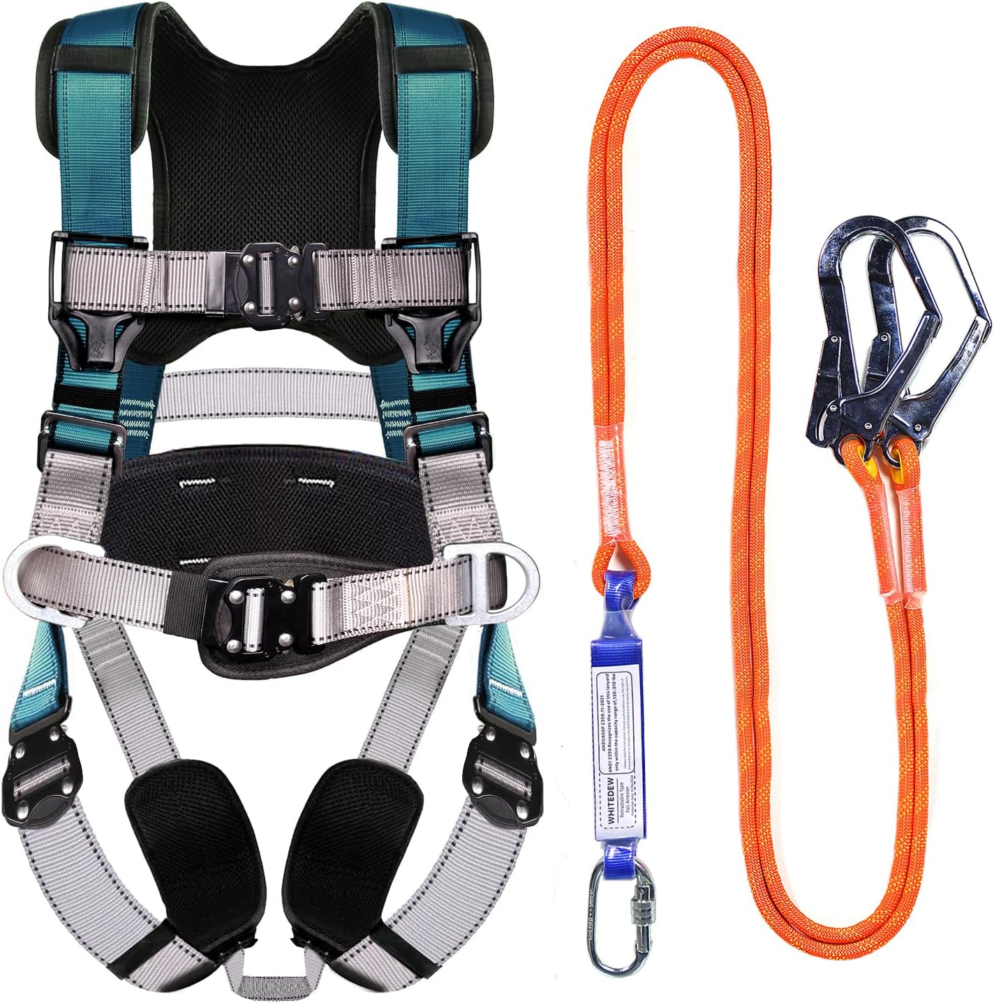 Guardian Fall Protection 1700 Velocity Economy Harness HUV Pass Thru ...