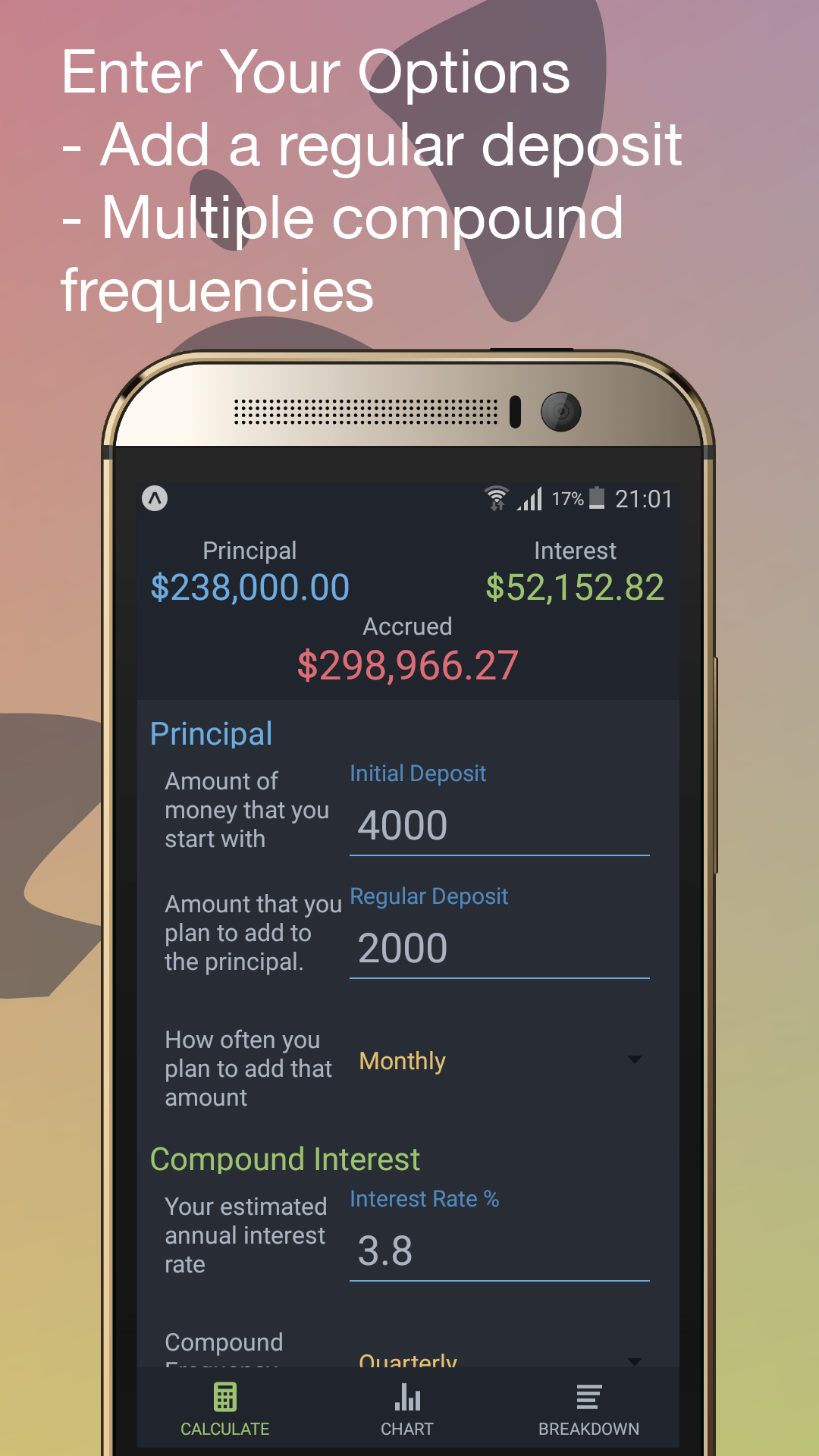 Compound Interest Calculator - App on the Amazon Appstore