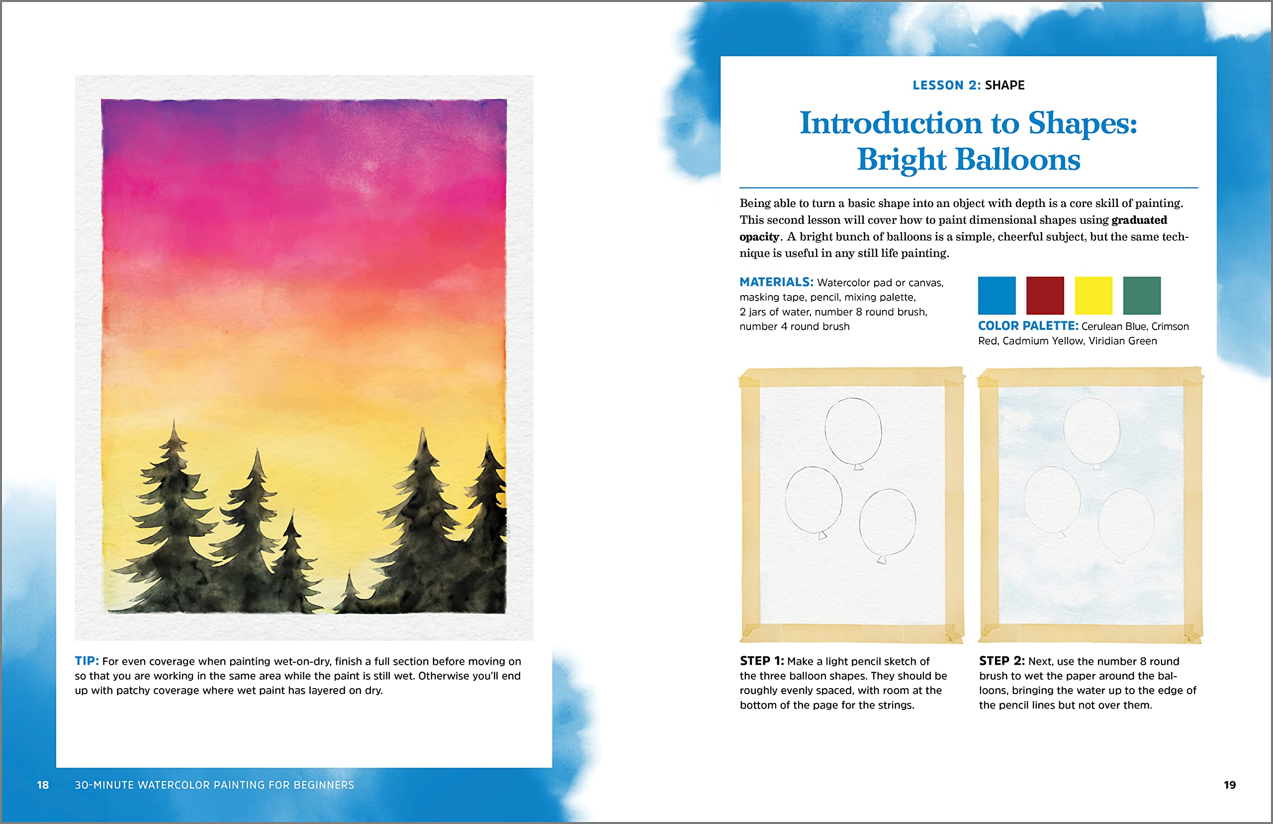 Snapklik.com : 30-Minute Watercolor Painting For Beginners: Easy Step ...