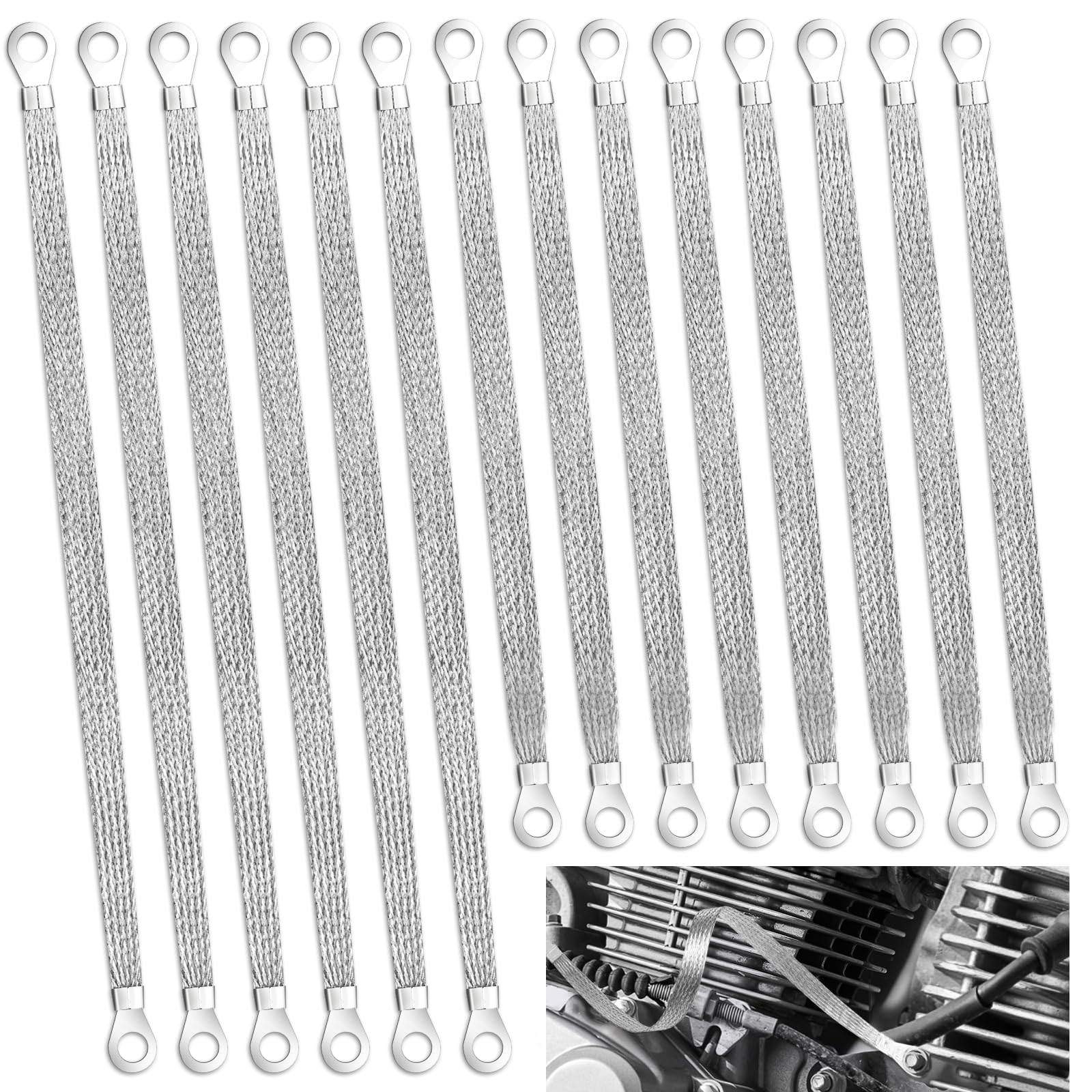 Amazon.com: 14pcs Ground Straps, 10/12 inch Engine Universal Automotive ...