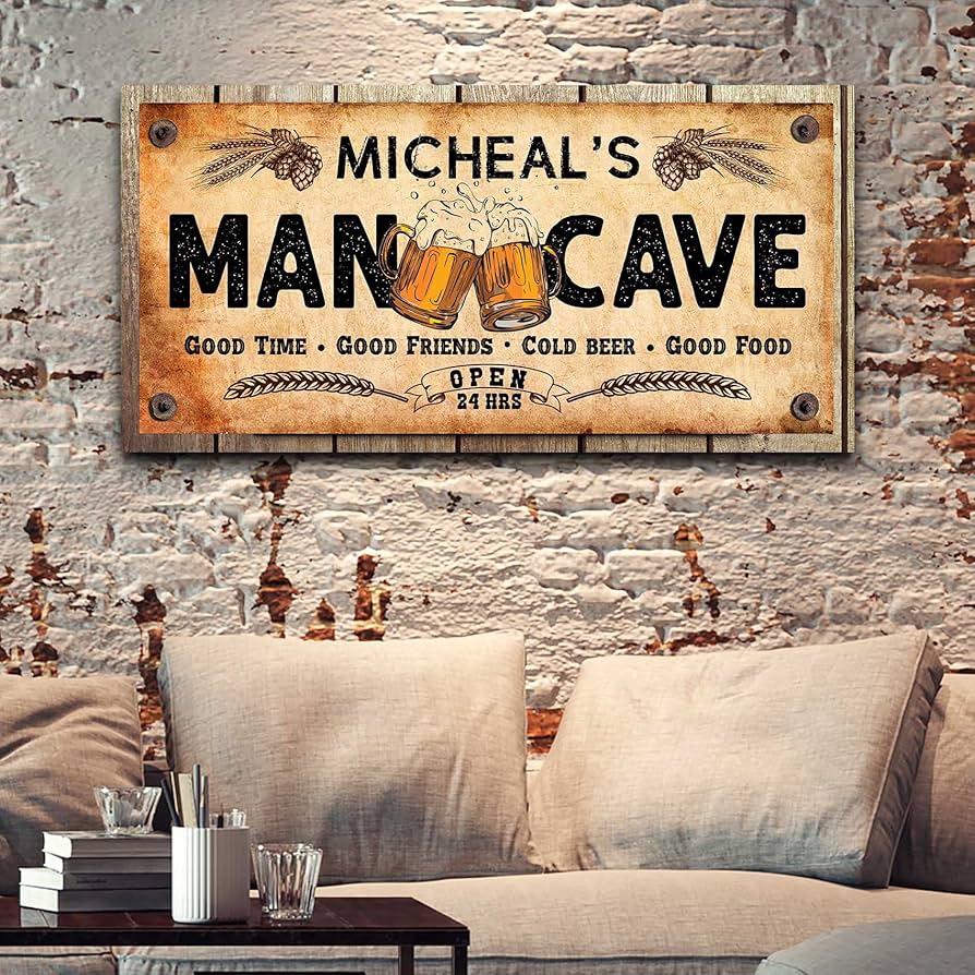 Unique Wall Art Man Cave