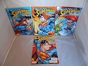 Amazon.com: Superman Coloring-Activity Books-4 Different No Duplicates ...