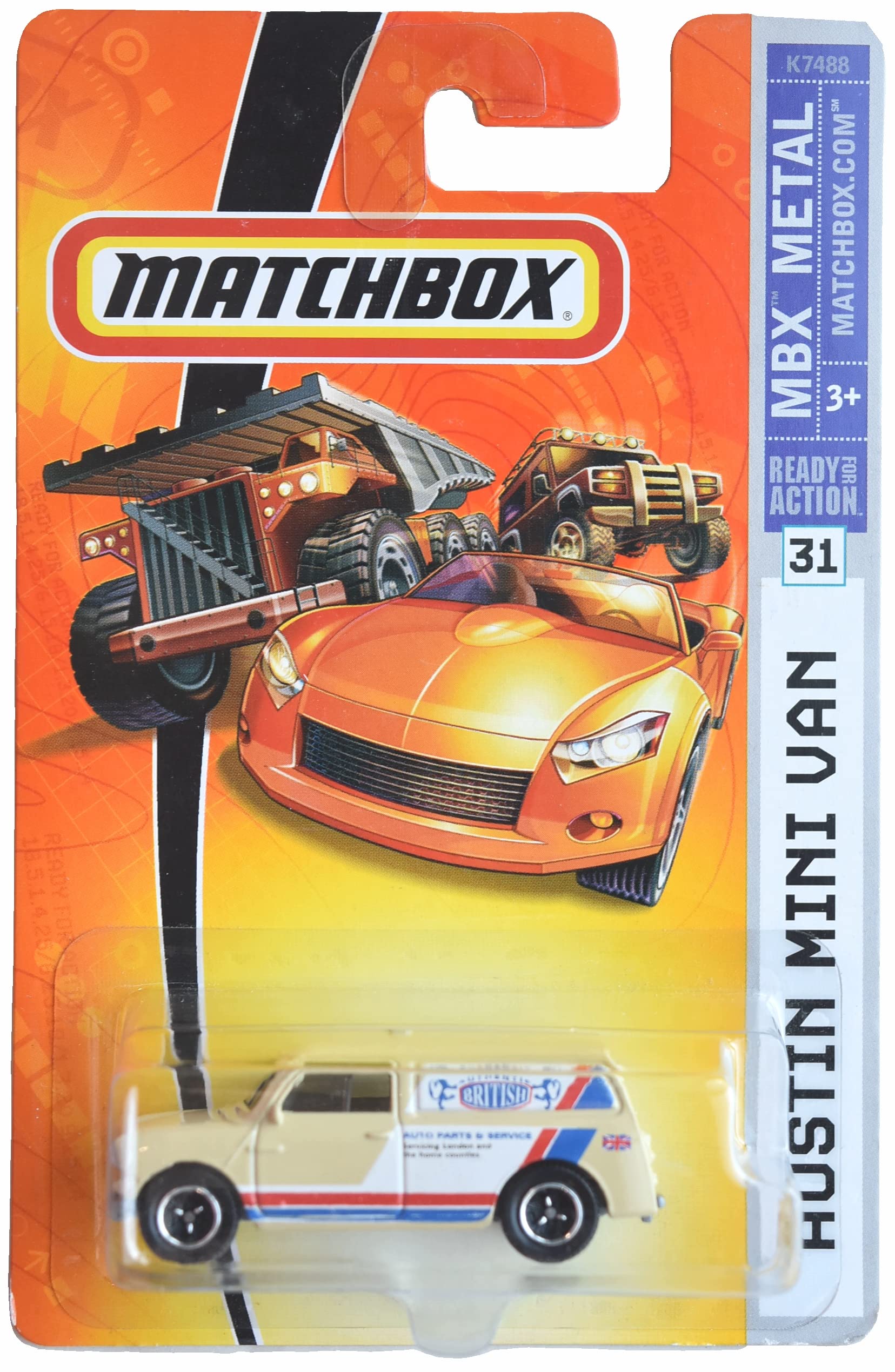 Amazon.com: Matchbox Austin Mini Van, Ready for Action #31 : Toys & Games