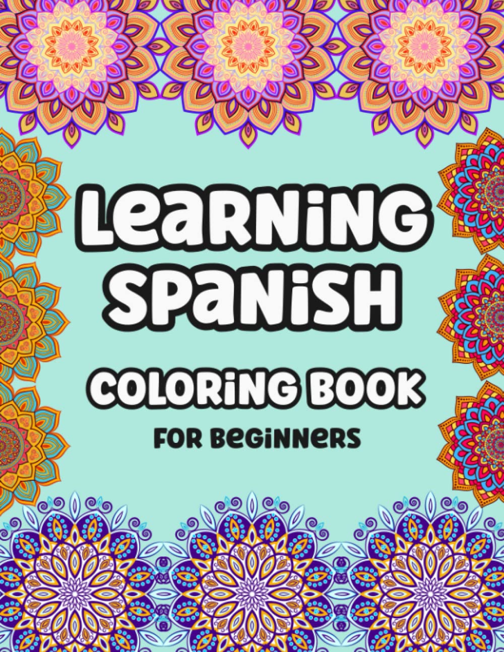 Amazon.com: Learning Spanish Coloring Book for Beginners: Ralaxing ...