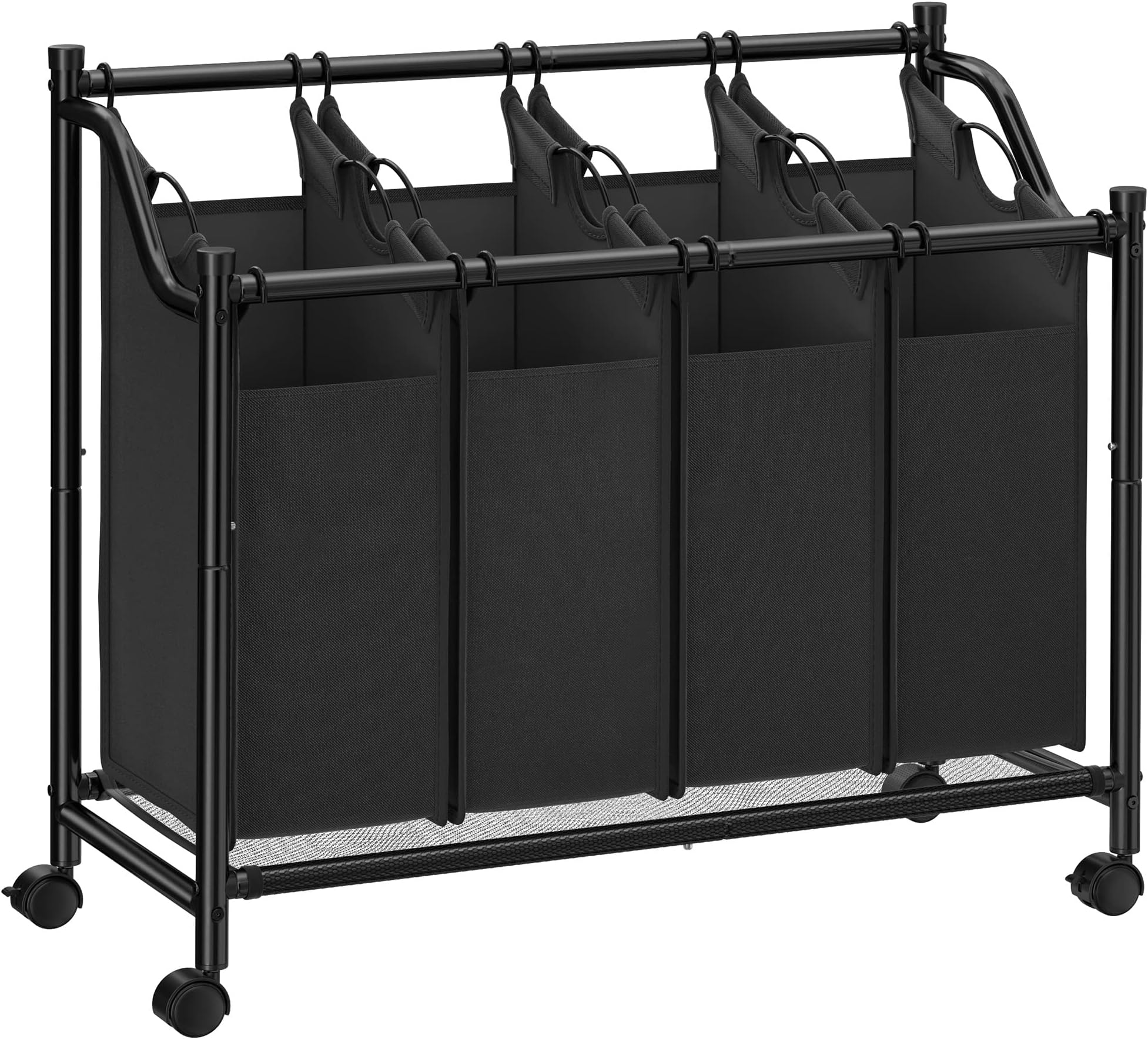 Amazon.com: HOOBRO Laundry Hamper with Shelf, 2 × 13 Gal(49.5L ...