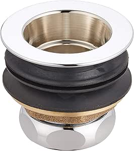 Amazon.com: SANEI PH31-25 Round Bowl Drain Plug No Overflow Pipe Diameter 1.0 inch (25 mm ...