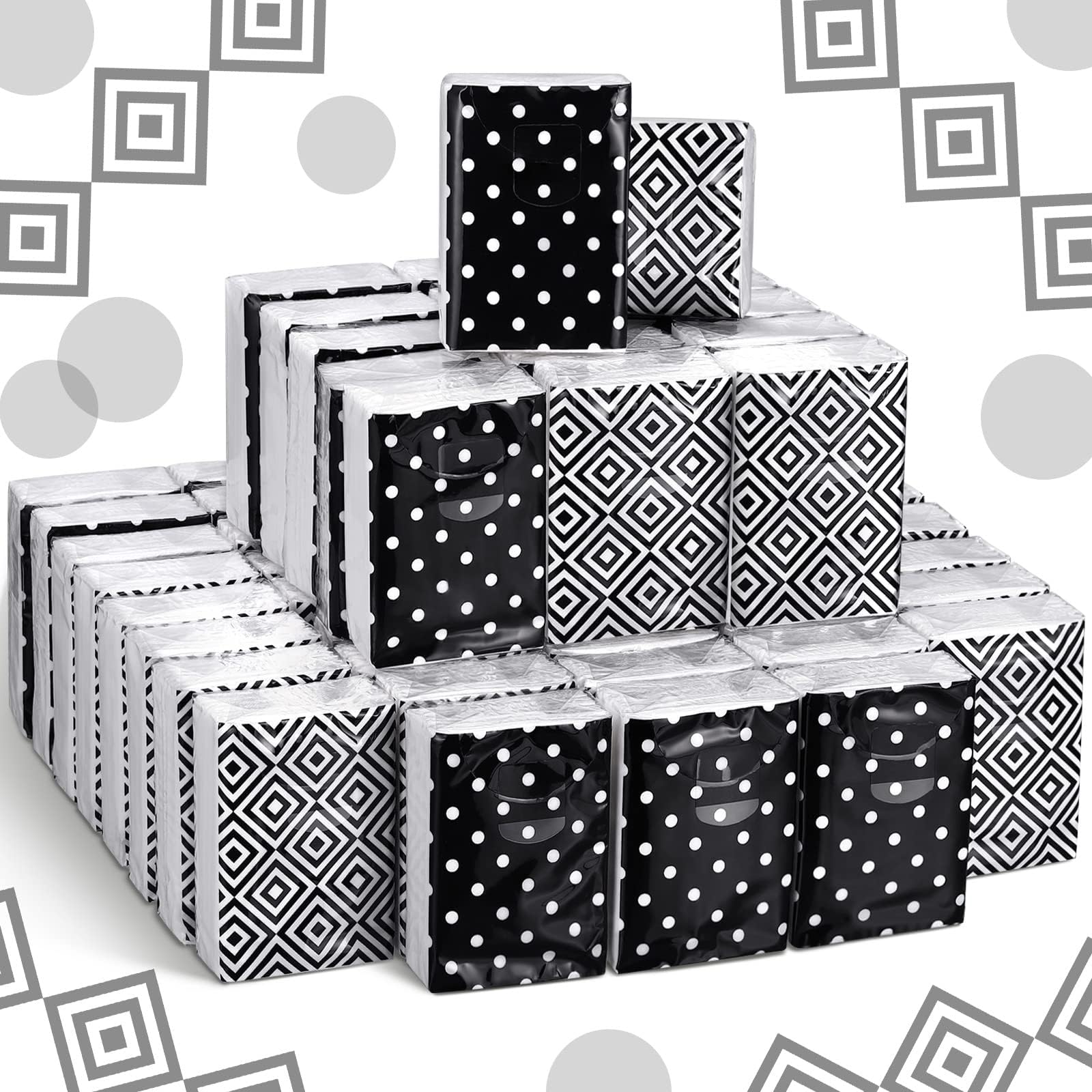 Amazon.com: Funwares White Facial Travel Tissue Packs, Chlorine-Free ...