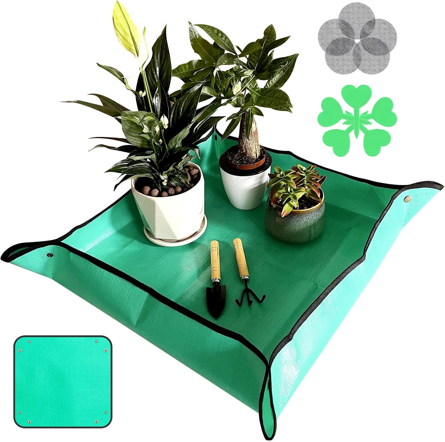 Amazon.com: ZAFFIRO Large Potting Mat Plant Tray Repotting Mat 39.4 ...