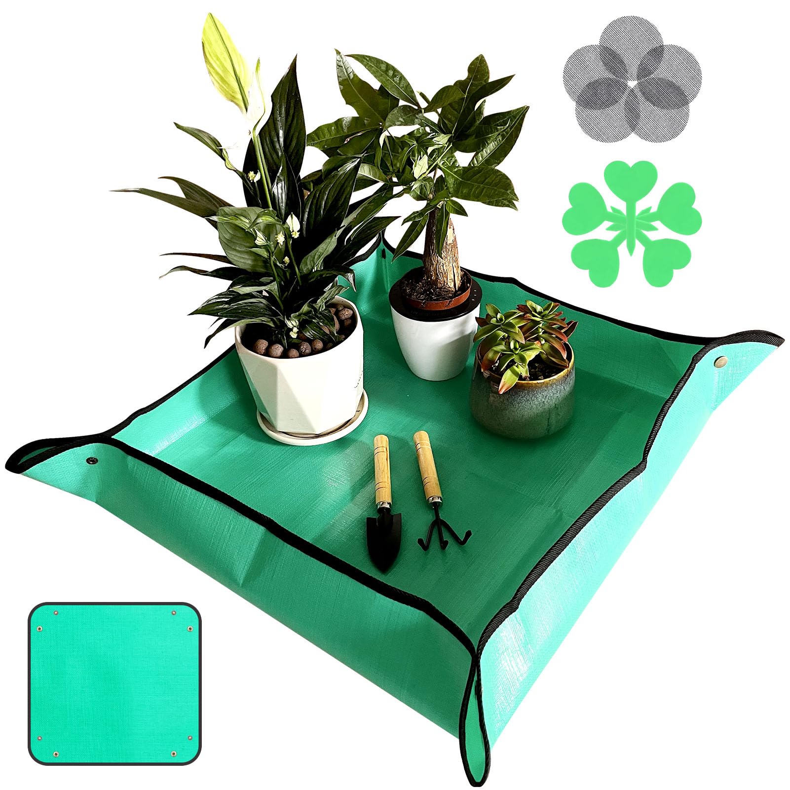 Amazon.com: ZAFFIRO Large Potting Mat Plant Tray Repotting Mat 39.4 ...