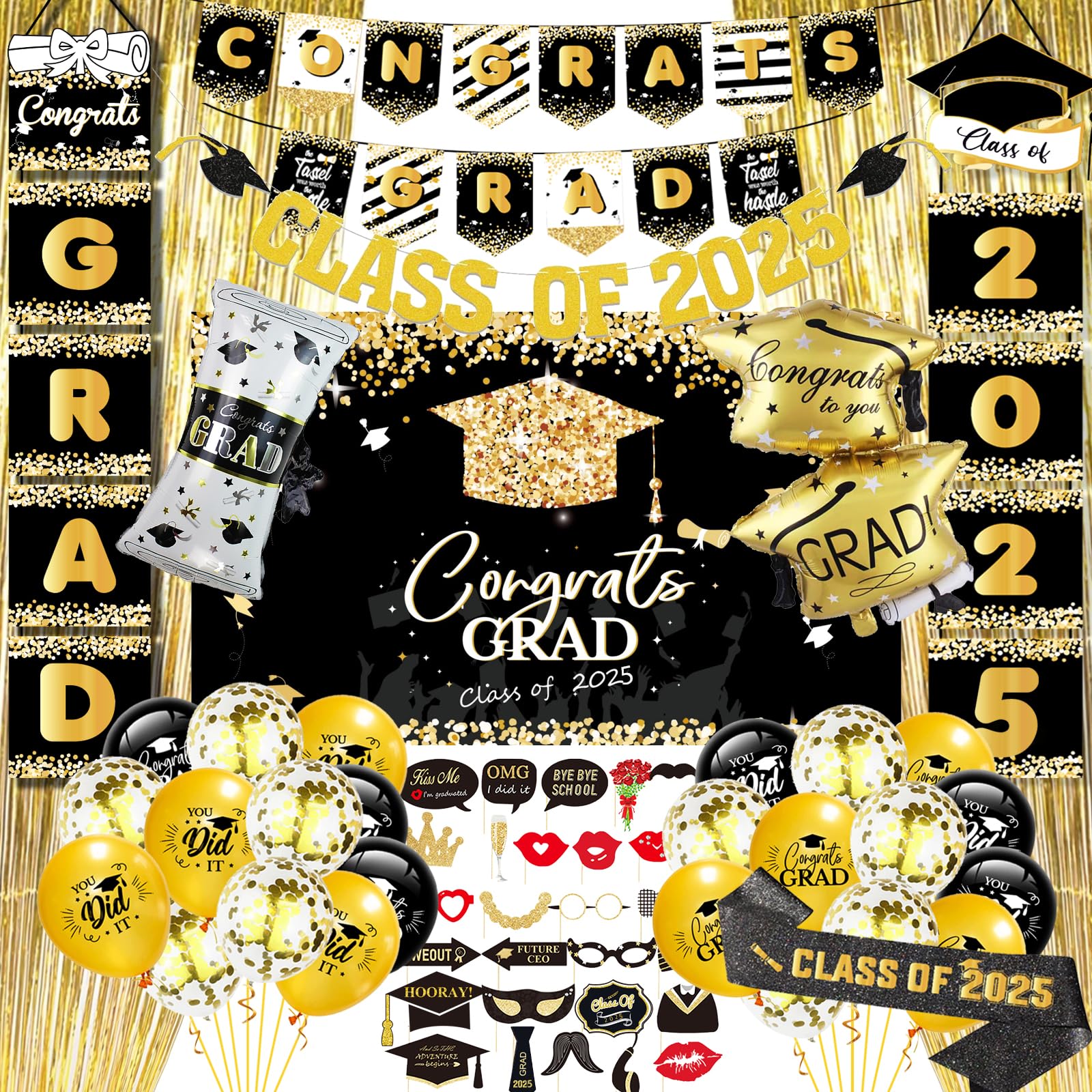 Amazon.com: Graduation Decorations 2025 - 2025 Graduation Decorations ...