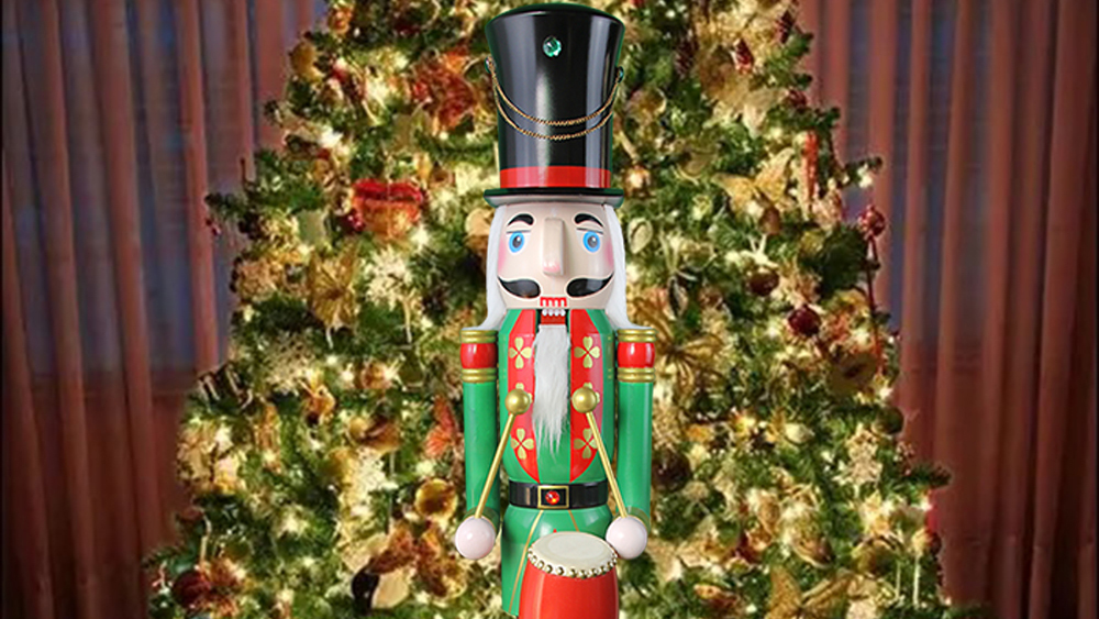 Watch CDL 4ft Drummer Soldier Christmas Wooden Nutcracker K37 on Amazon ...