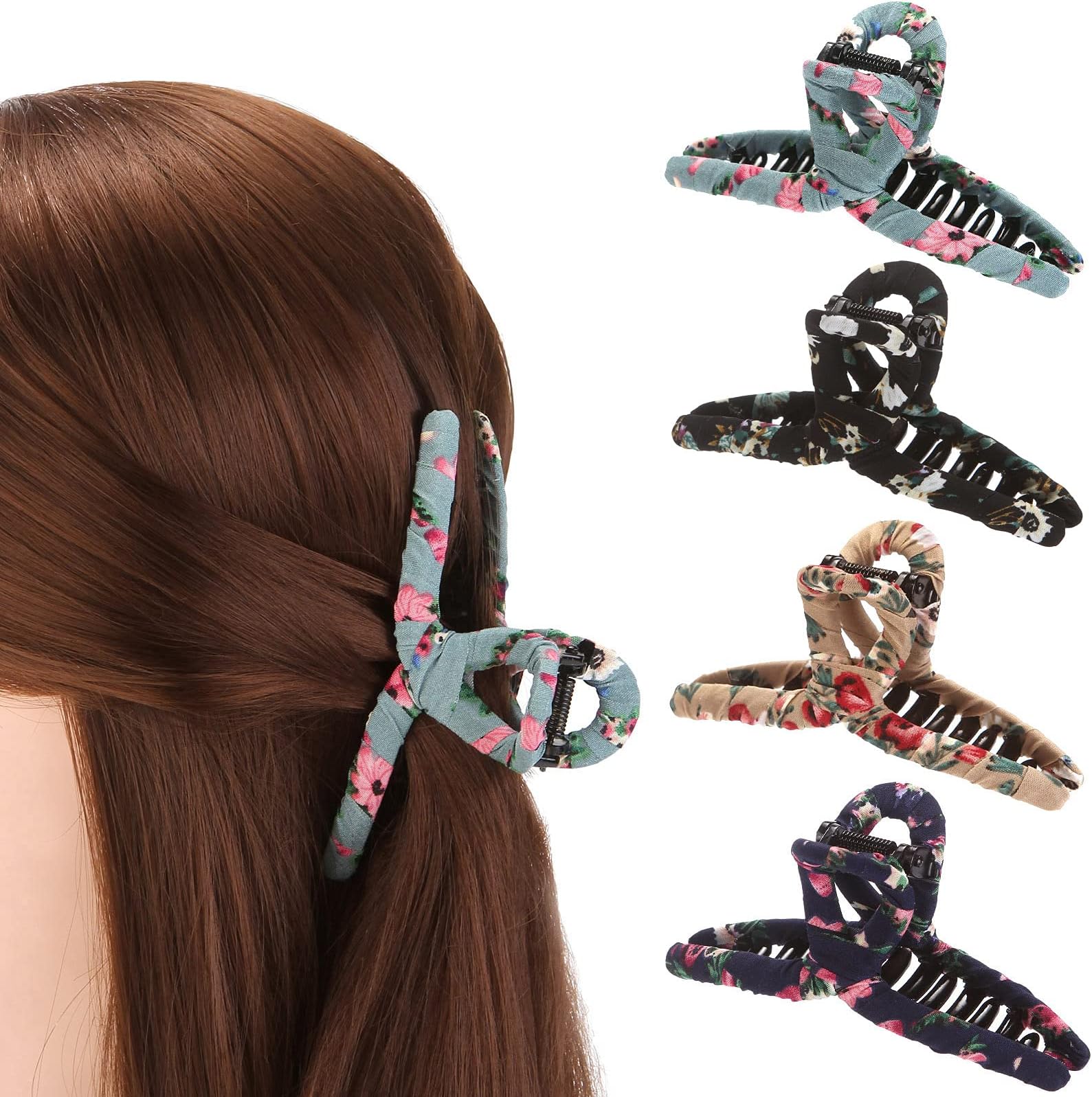 Amazon.com : Jayongnee clip Rectangle Hair Clips for Women Girls ...