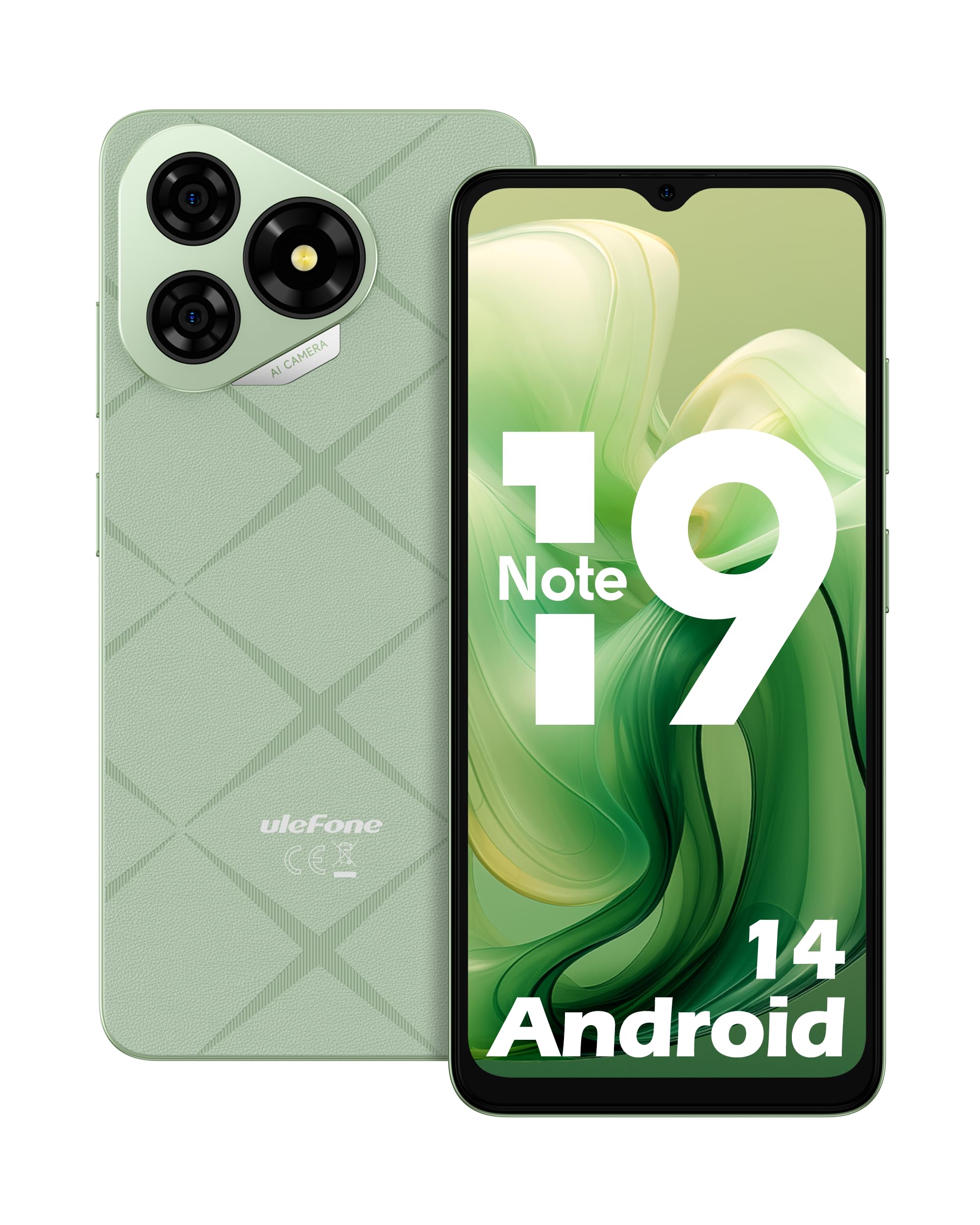 Ulefone Note 19 Téléphone Portable, 6Go+32Go/TF-512GB, Android 14 ...