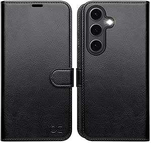 Amazon.com: OCASE Compatible with Samsung Galaxy S24 FE Wallet Case, PU Leather Flip Folio Case ...